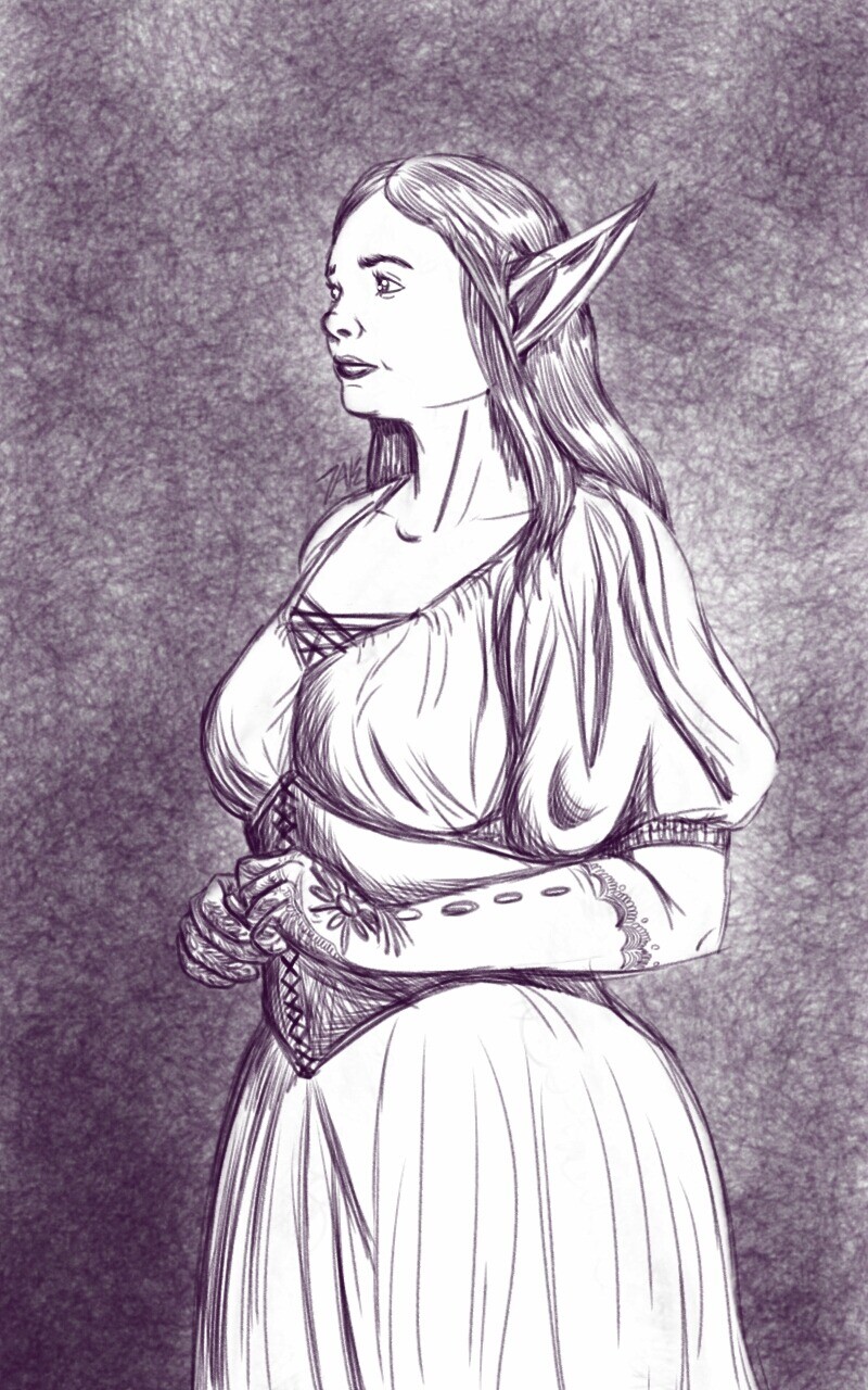 ArtStation - Daily Sketch: Estel