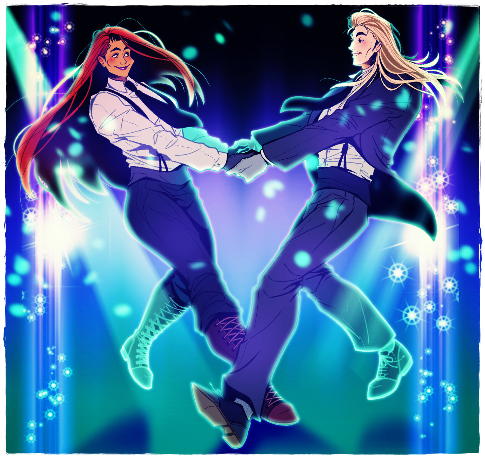 ArtStation - Siblings dancing