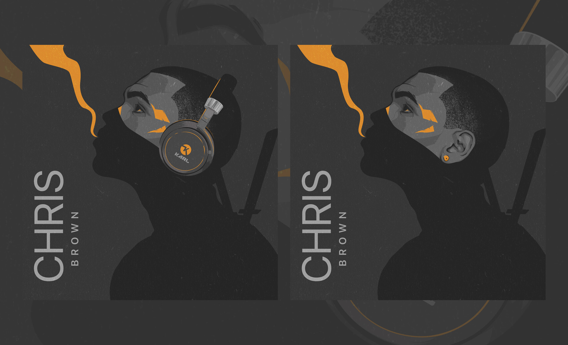 ArtStation - Album Cover Design/Spotify (Chris Brown)