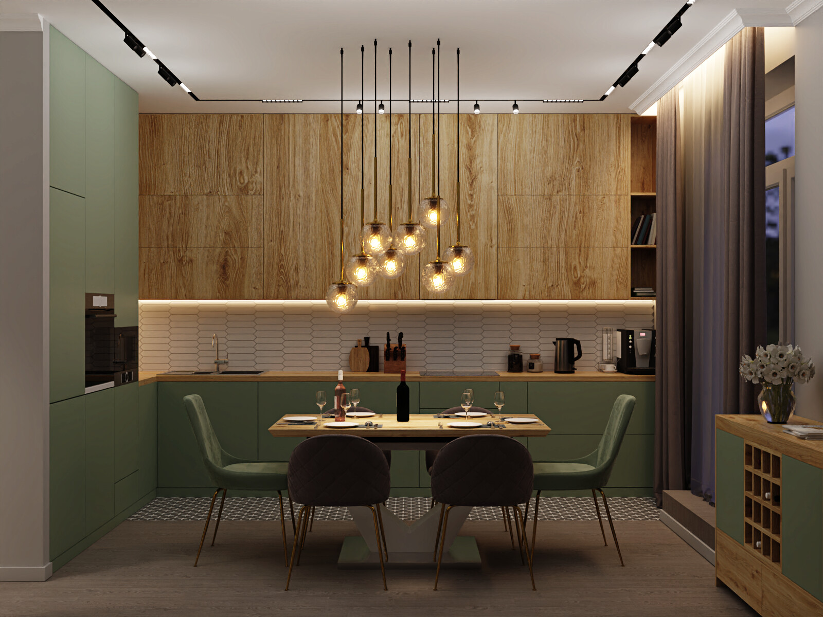 ArtStation - Night kitchen.