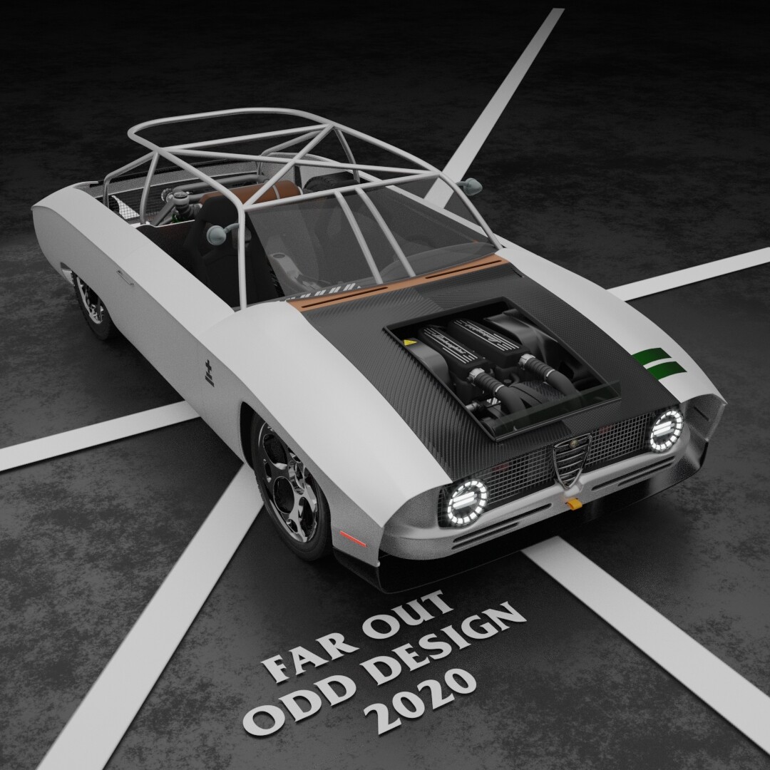 Broken Doodle - Alfa Romeo Hot Rod - Odd Chimera