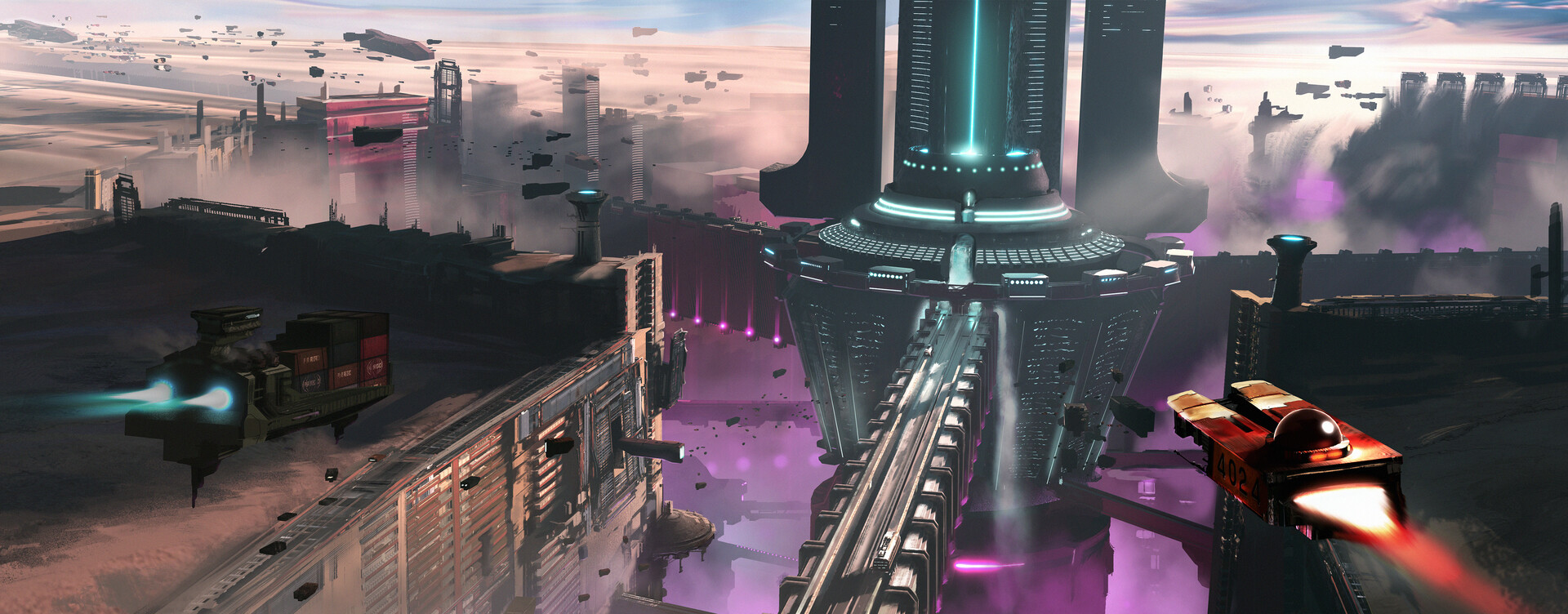 Jeppe Mygh - The Intergalactic Trade hub of Gann-Dellbert