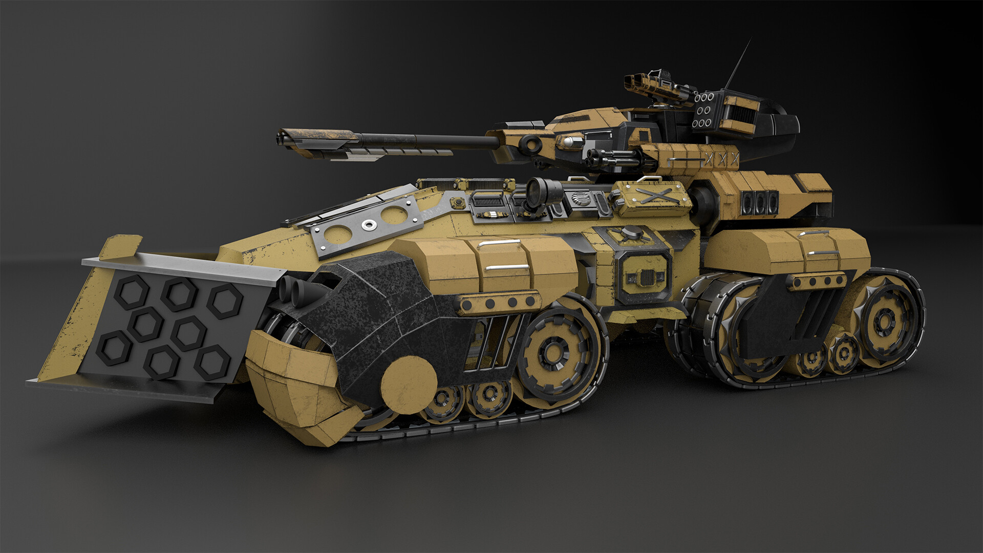 ArtStation - sci-fi tank