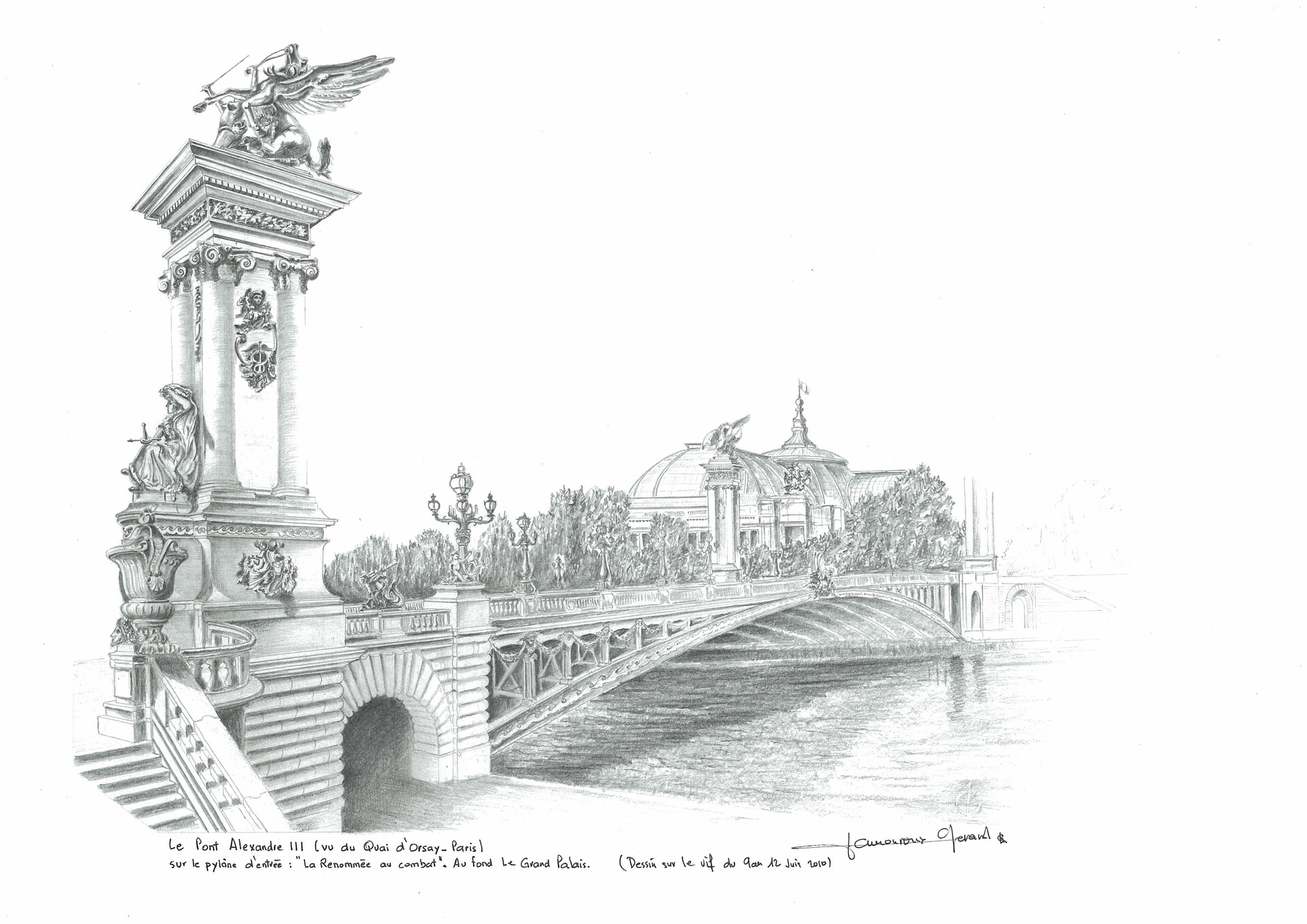ArtStation - Le Pont Alexandre III - Paris