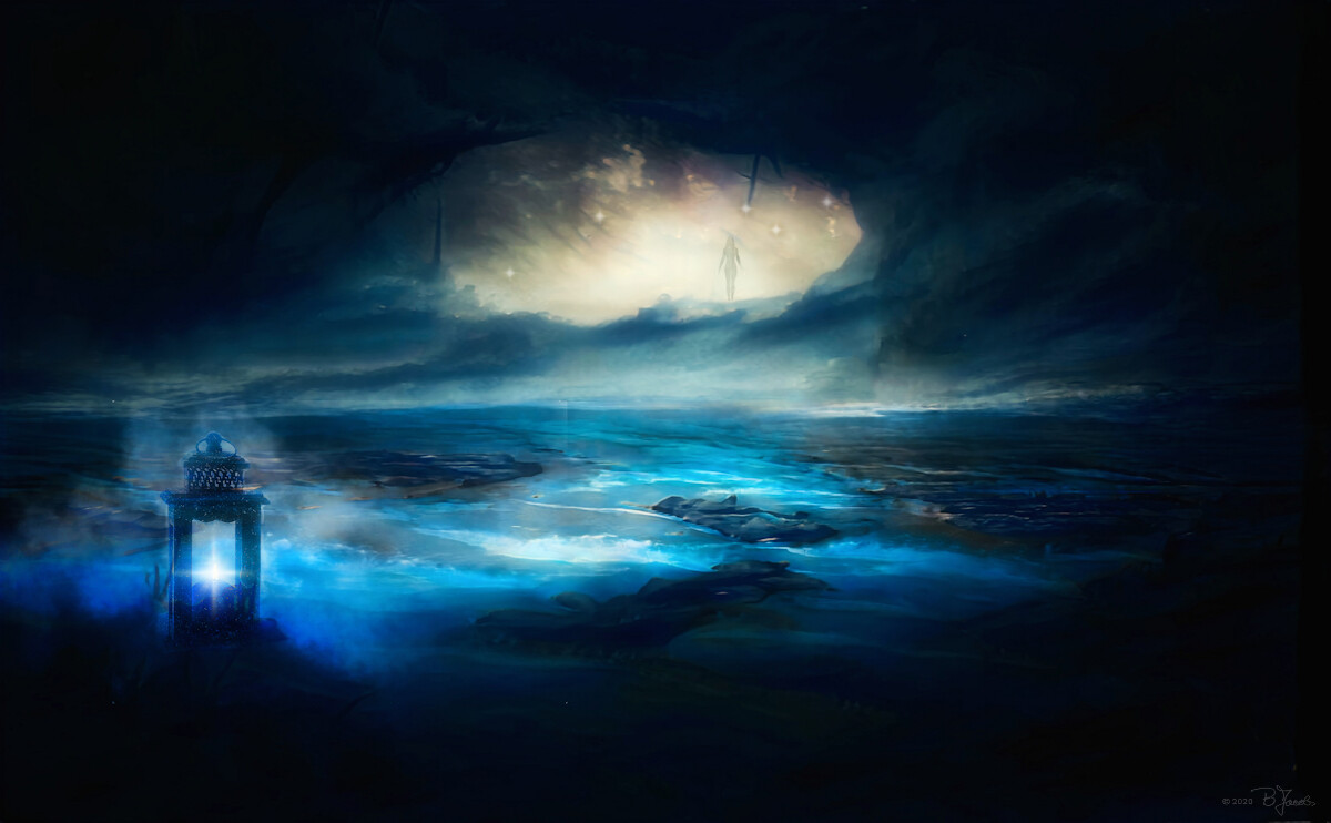 ArtStation - Blue Latern Cavern