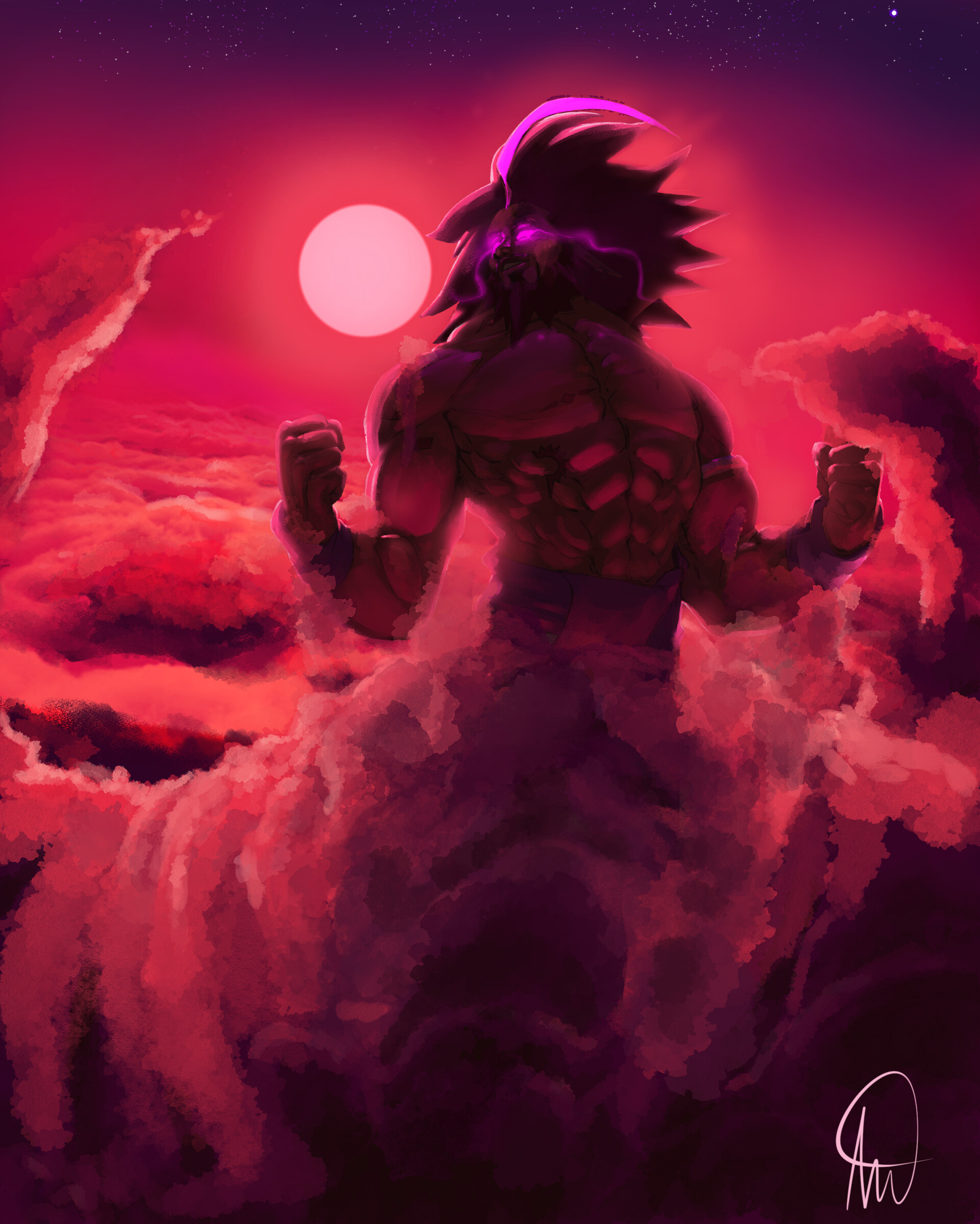 ArtStation - A demon above the clouds