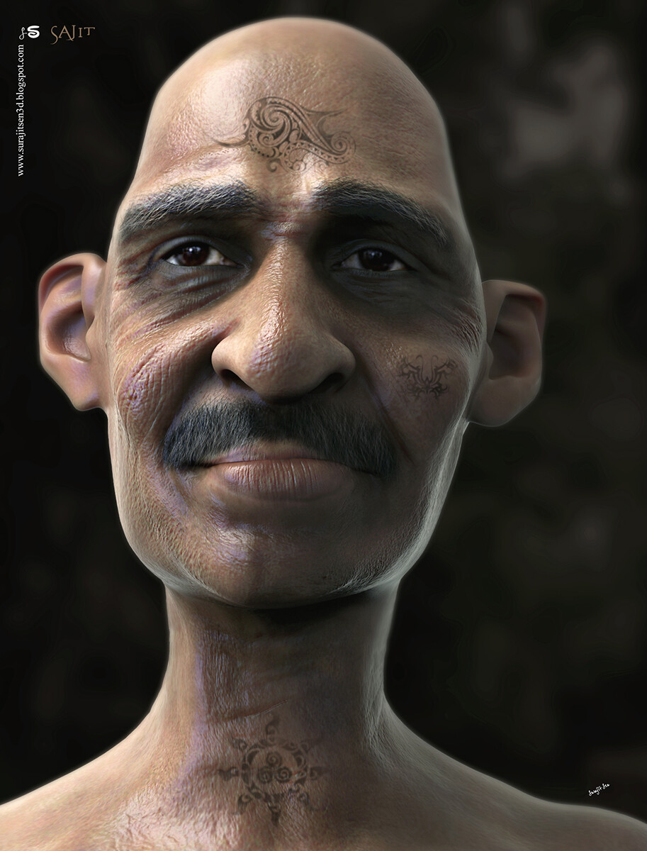 ArtStation - Sajit- CG Character by Surajit Sen