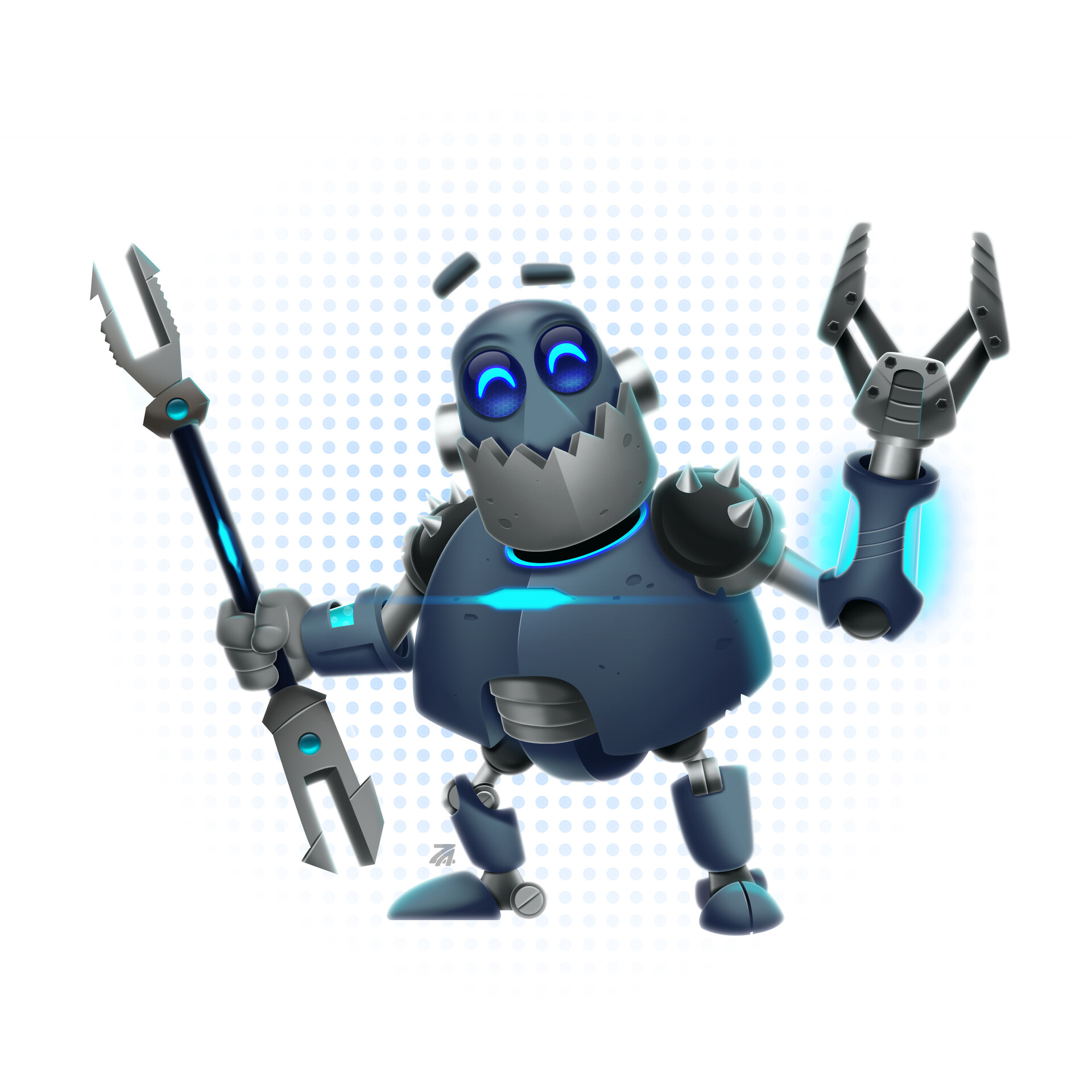 ArtStation - Character Design Challenge - Robot Arena Deathmatch