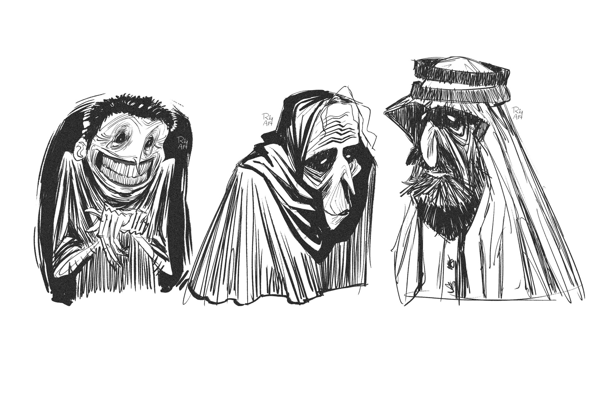 ArtStation - Trying a creepy style