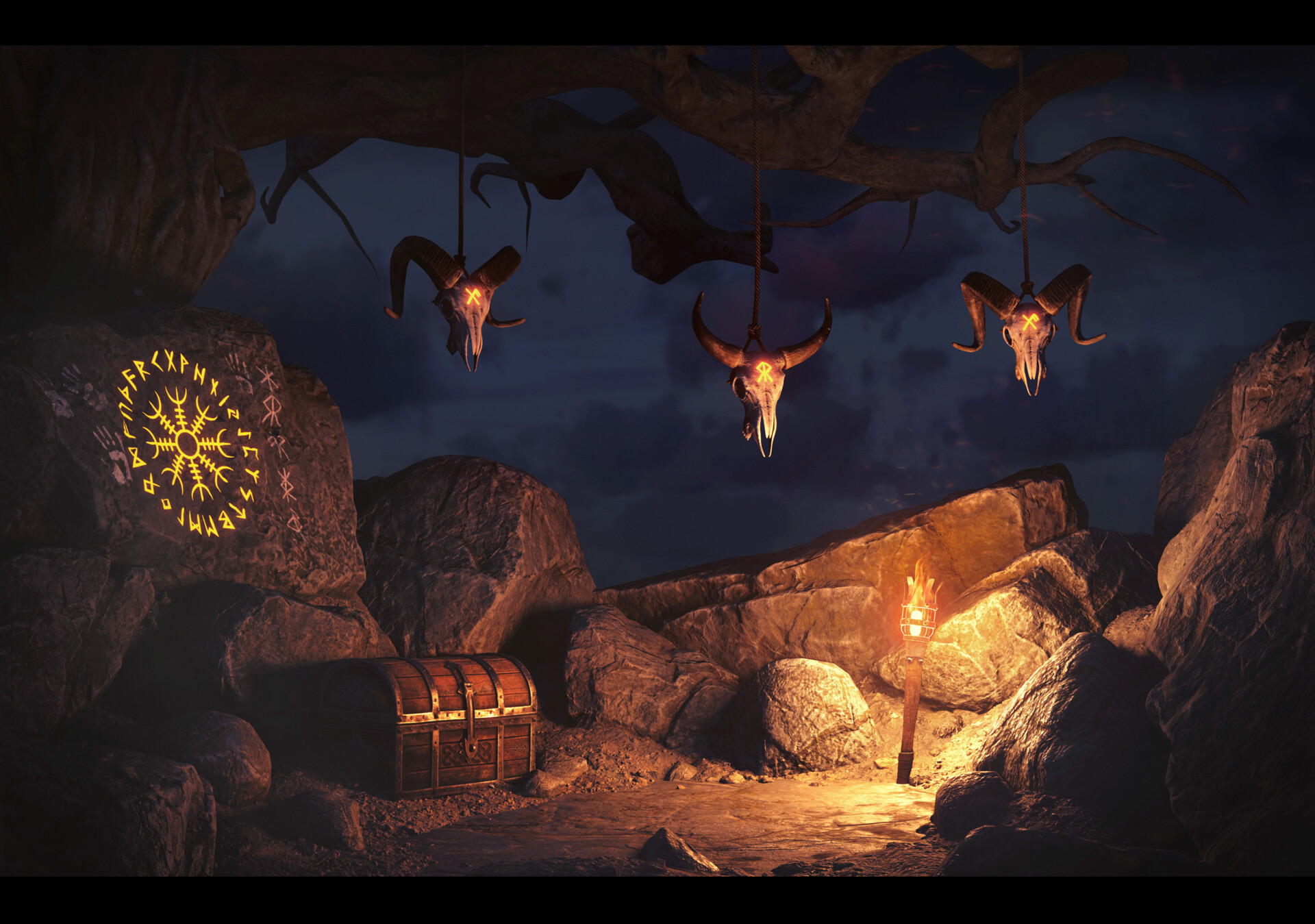 ArtStation - Ancient VR - lobby