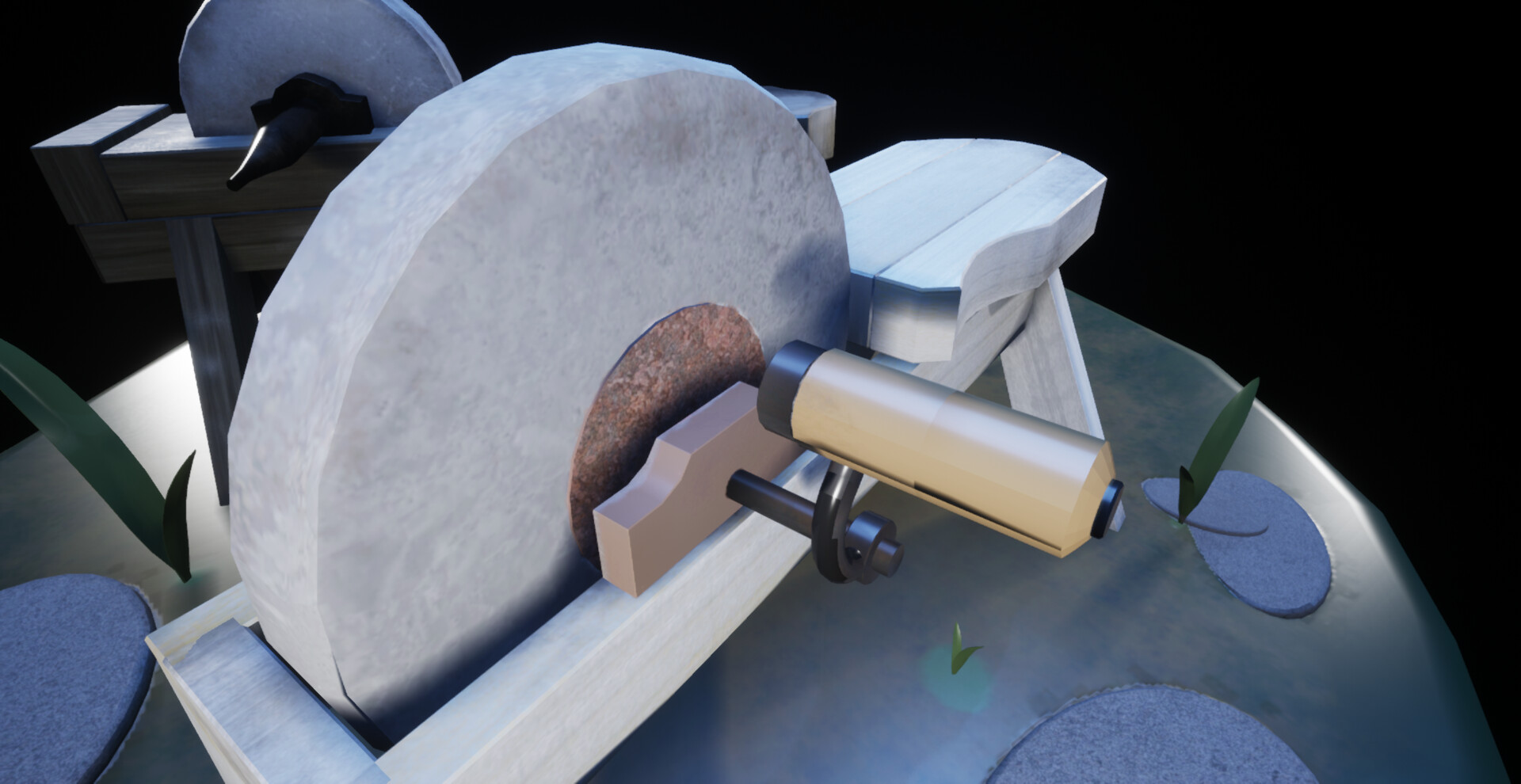 Tayne Johnson - Foot-Treadle Grindstone