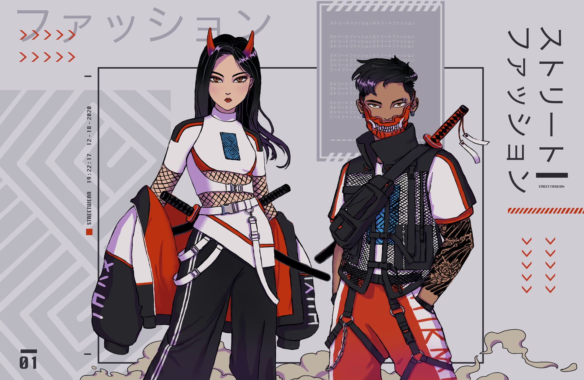 ArtStation - Oni fashion