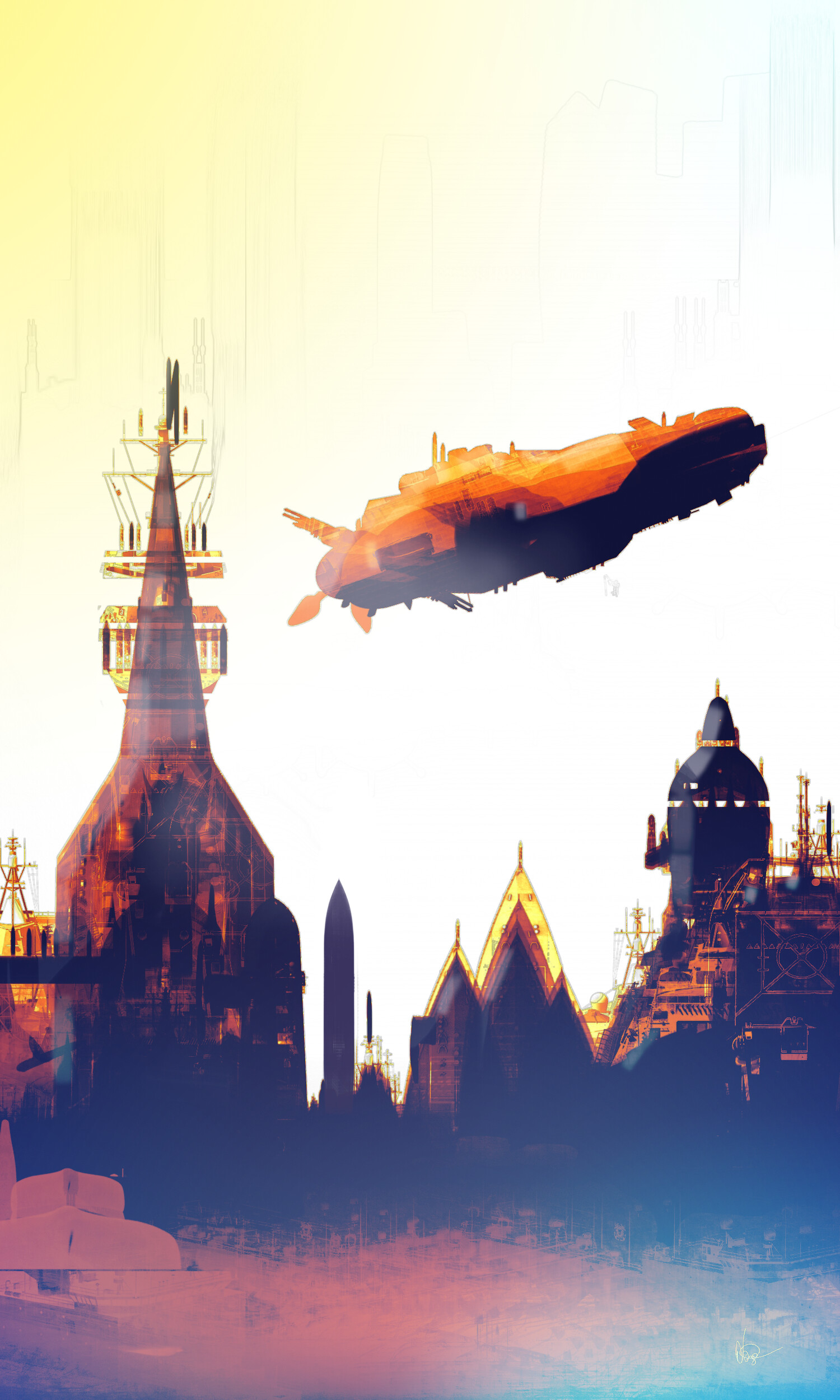 ArtStation - Passing Ships