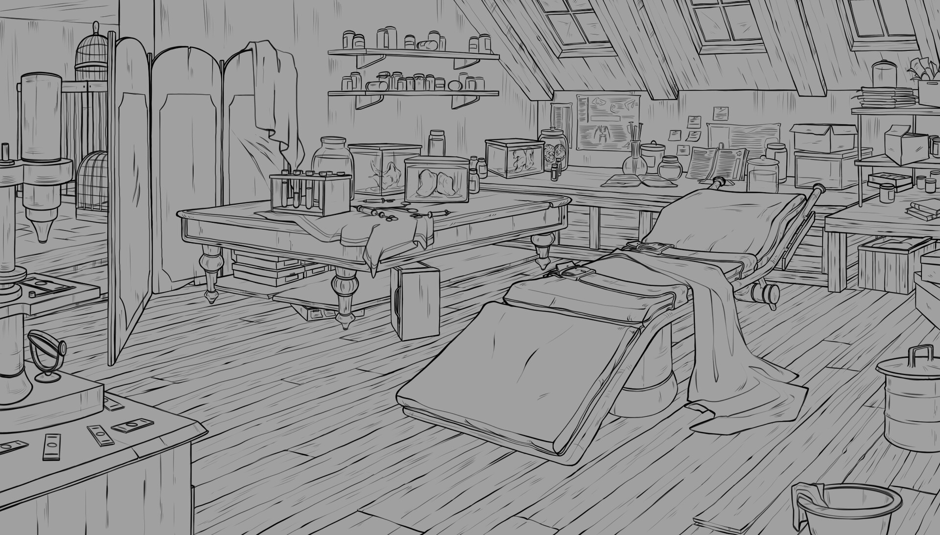 ArtStation - Doctor's secret lab