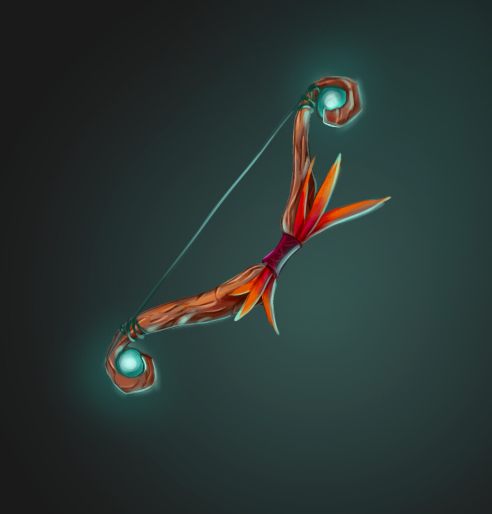 ArtStation - Art of Feather-Wrapped Bow