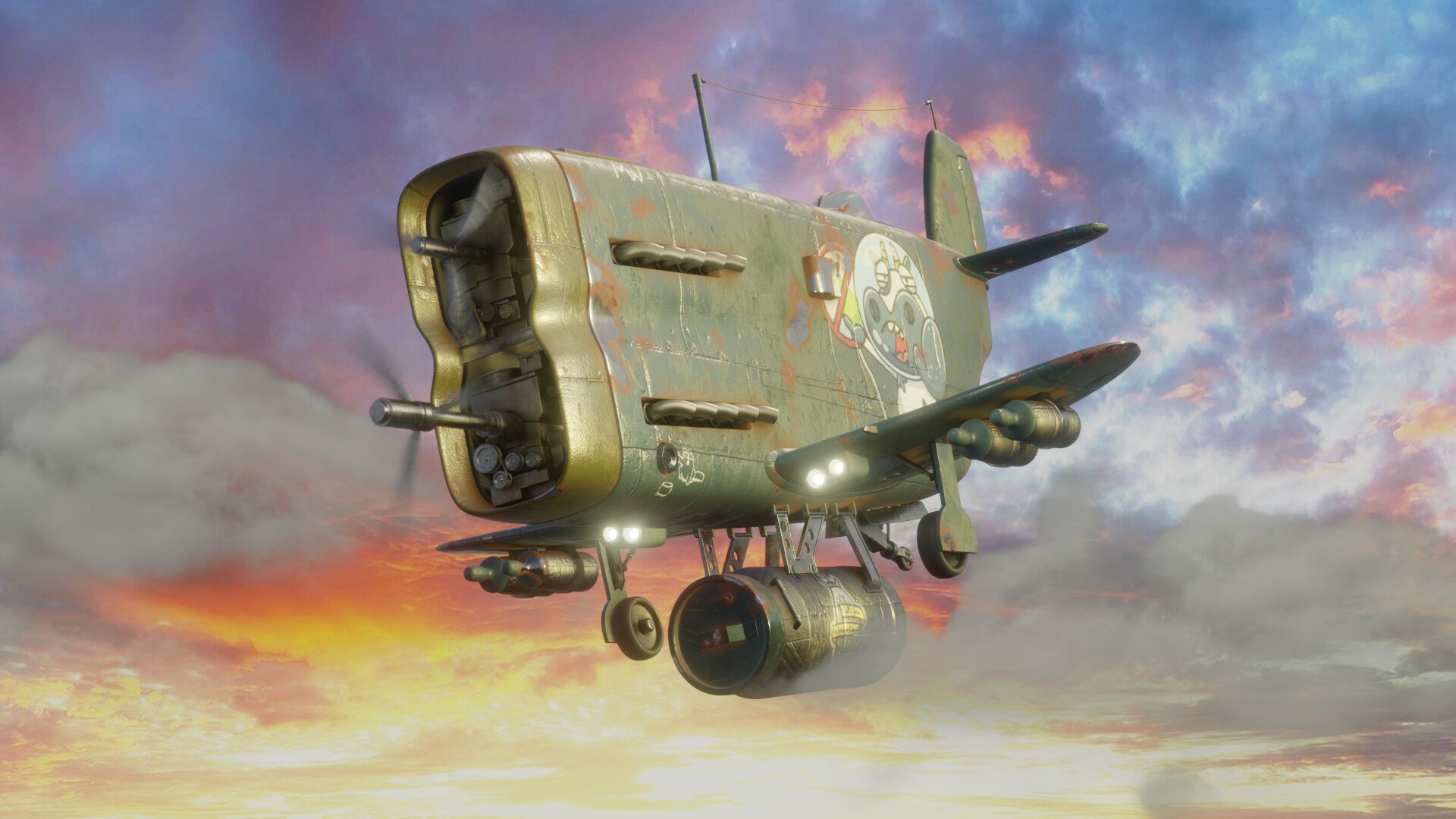 ArtStation - Samolet cat hero