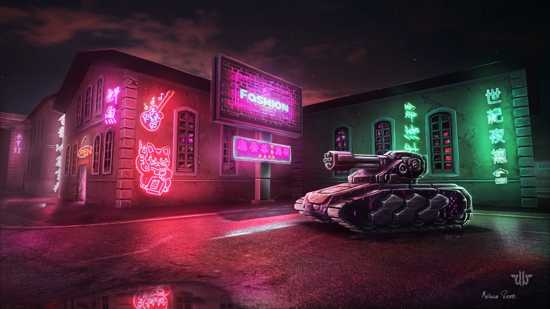 ArtStation - Neon City