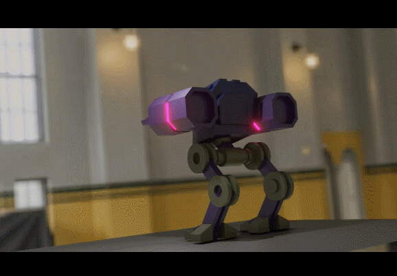 ArtStation - Grunt Enemy Model- Blender