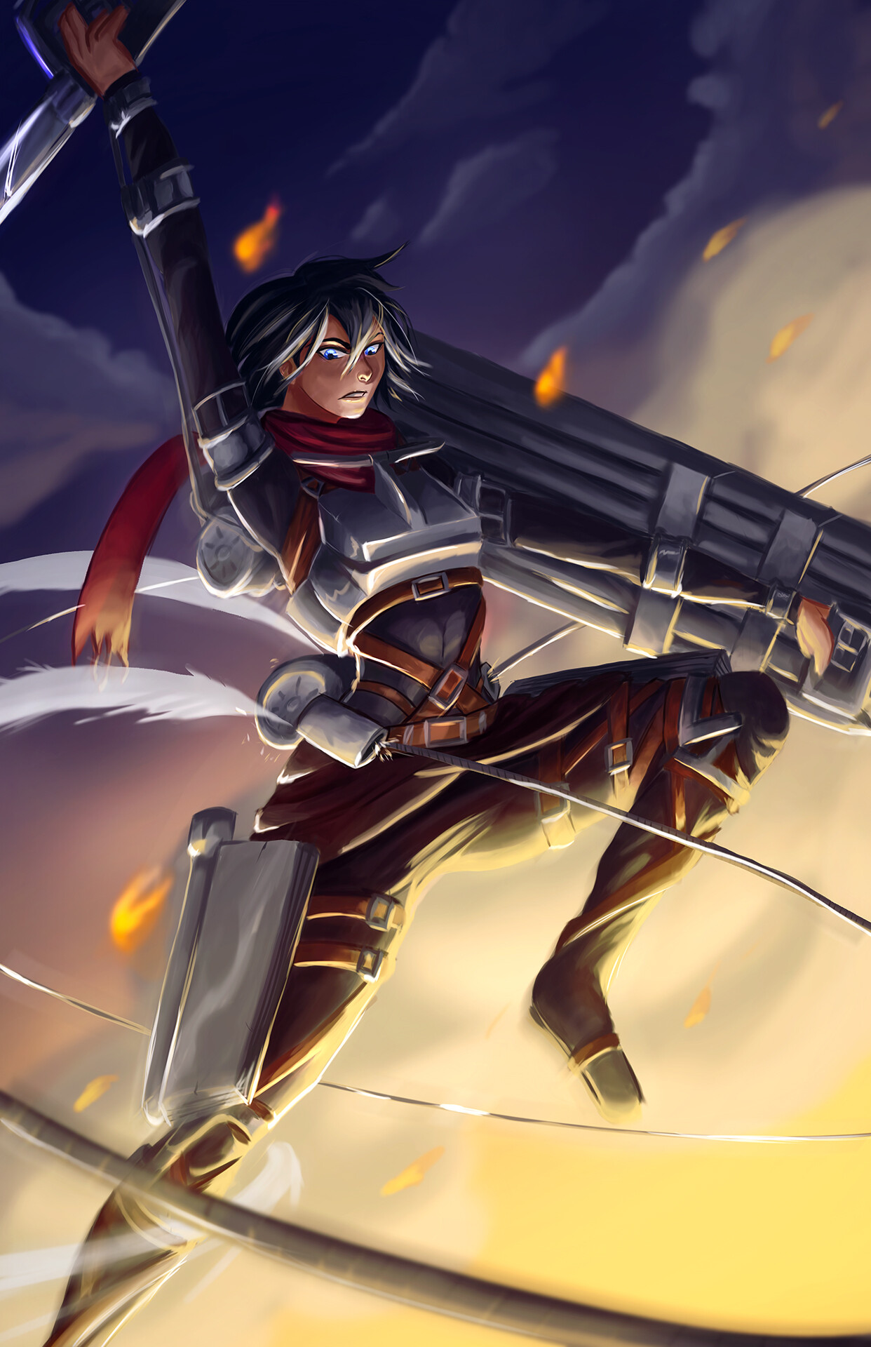 ArtStation - Mikasa Ackerman From Attack On Titan.