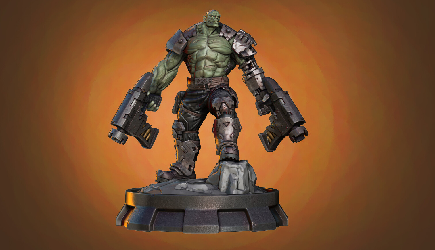 ArtStation - Orc Cyborg