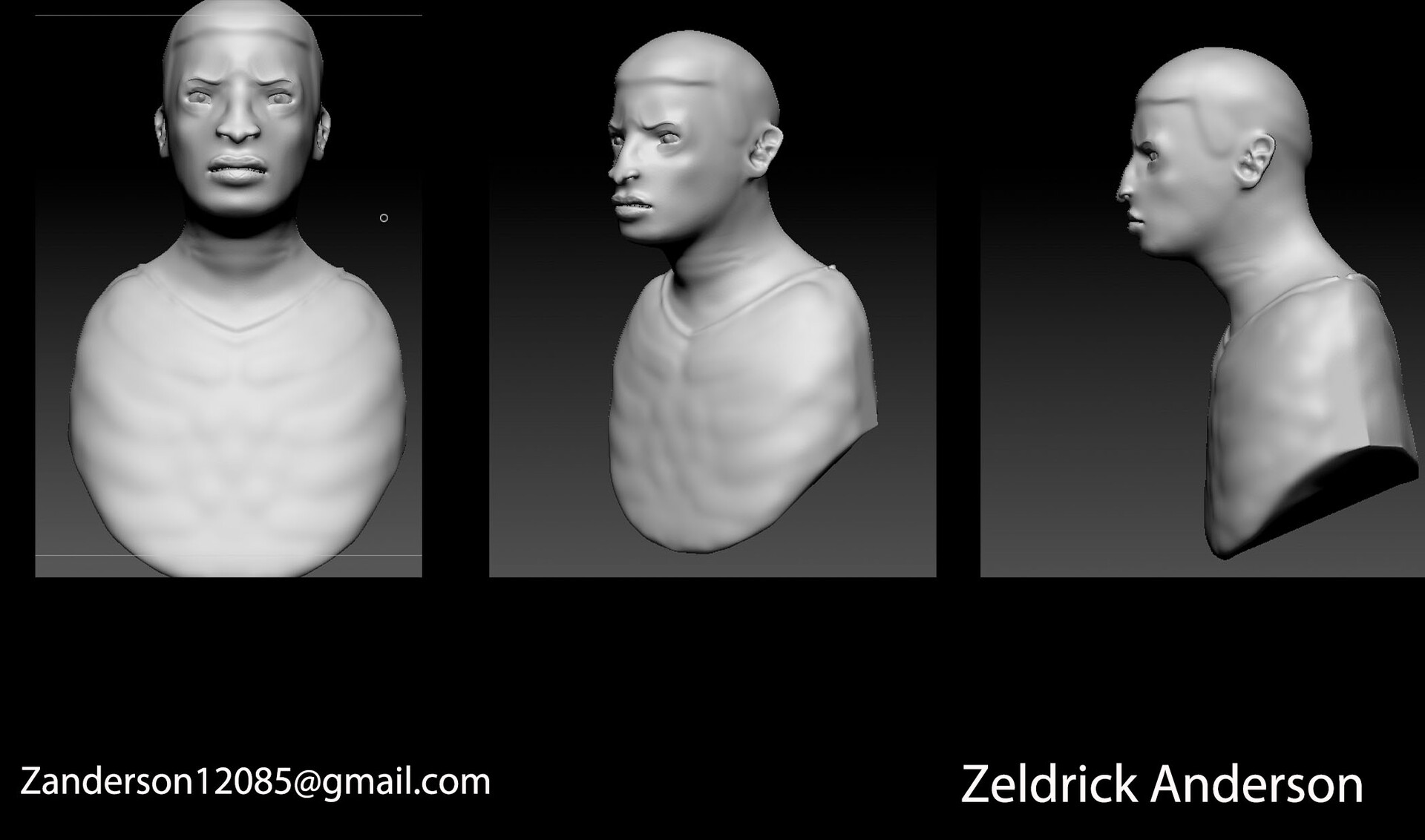 ArtStation - African American Face