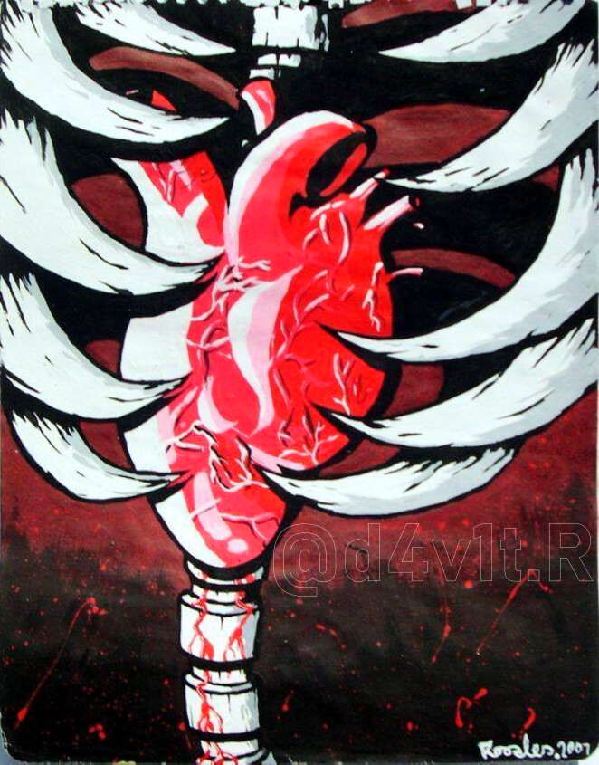 ArtStation - Overlapping heart