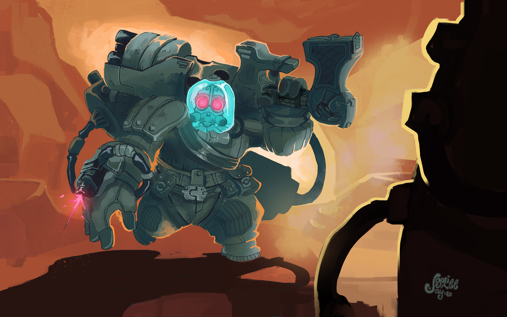 ArtStation - Heavy Duty Scientist