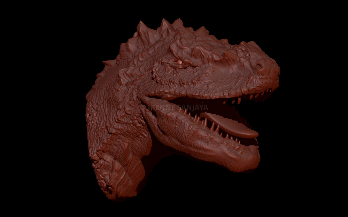 ArtStation - The T-Rex Head (Sculpt)
