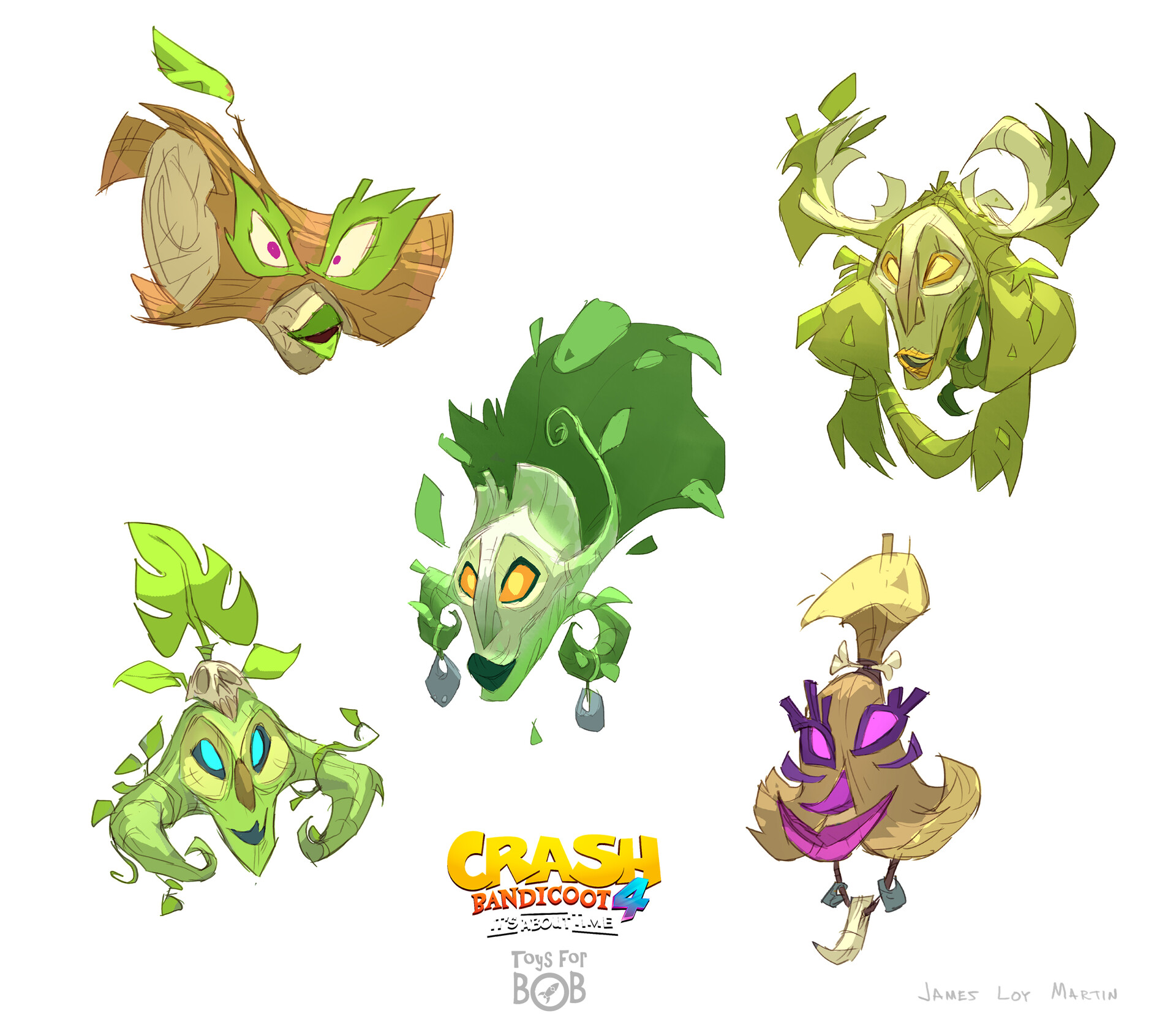 James Loy Martin - Crash 4 - Masks