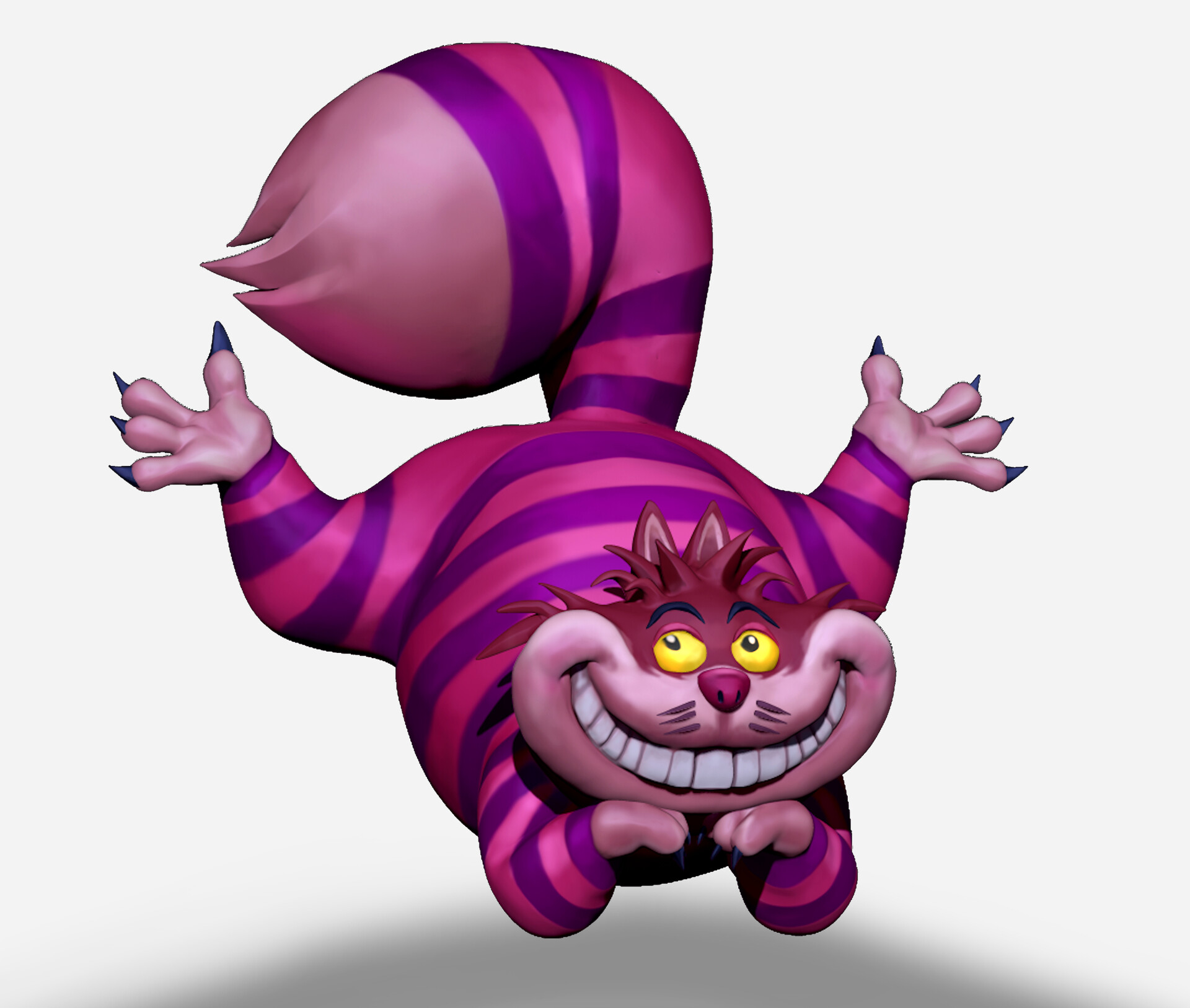 ArtStation - Disney's Chesire Cat Maquette