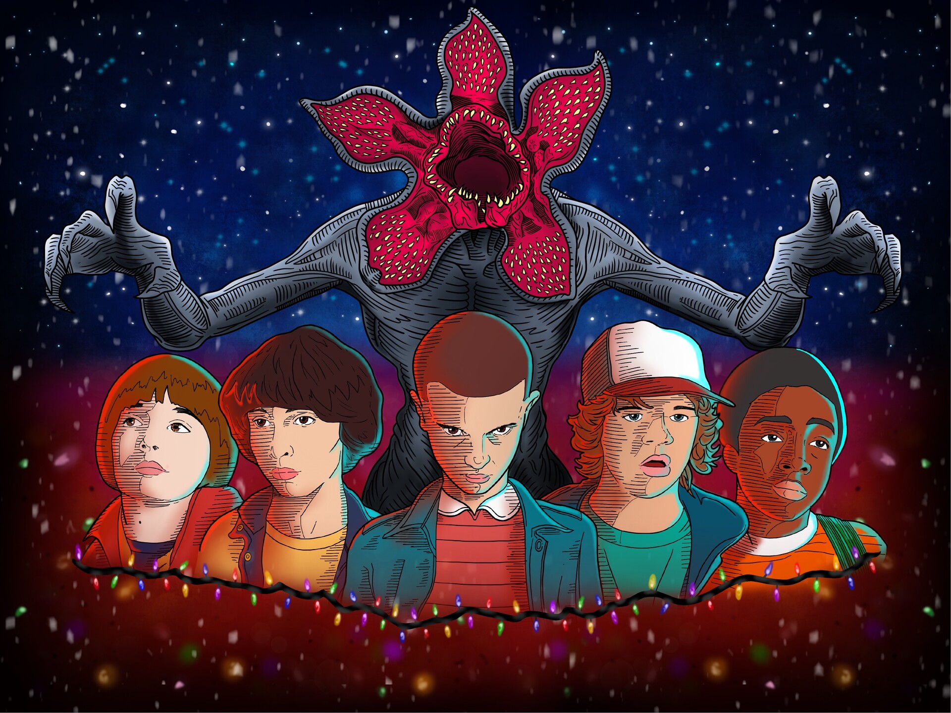 ArtStation - Stranger Things