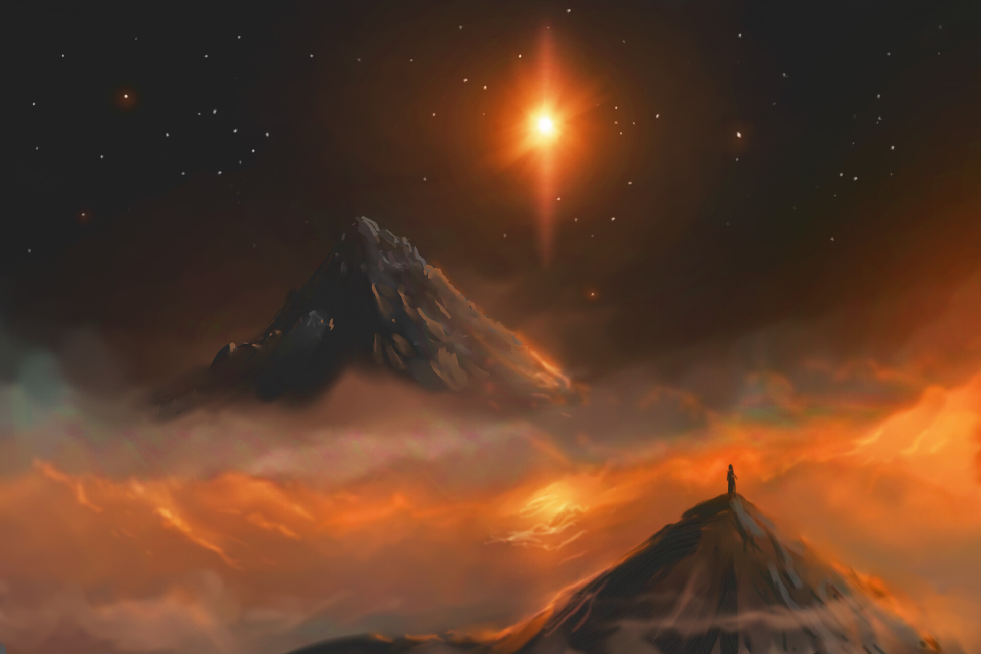 ArtStation - Under The Red Giant