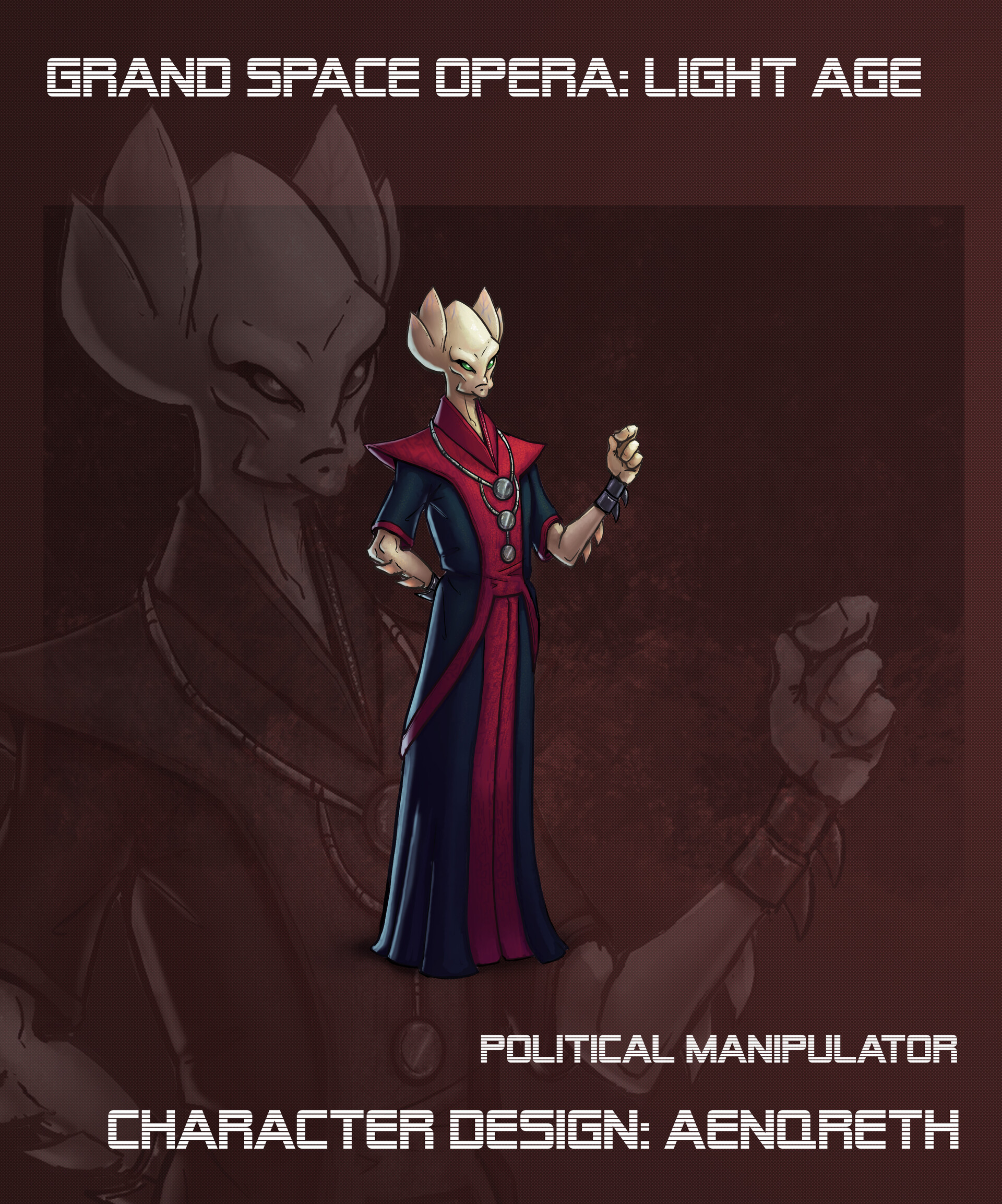 Gary Spiers - Grand Space Opera: Light Age Character Design Challenge