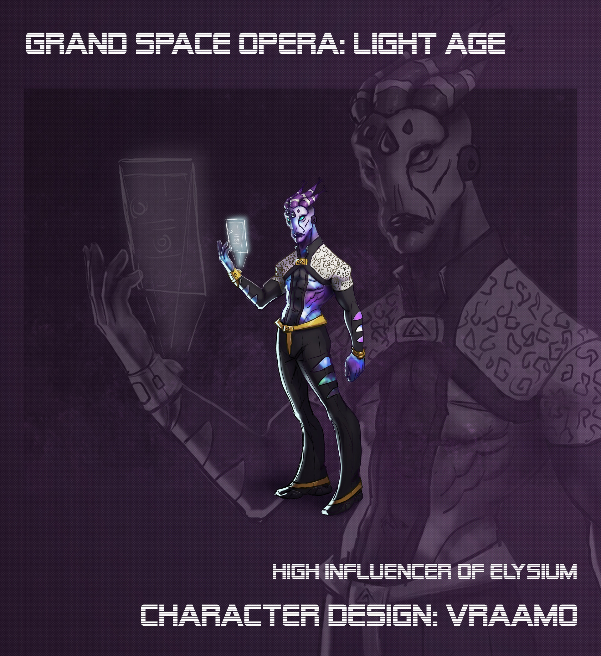 Gary Spiers - Grand Space Opera: Light Age Character Design Challenge
