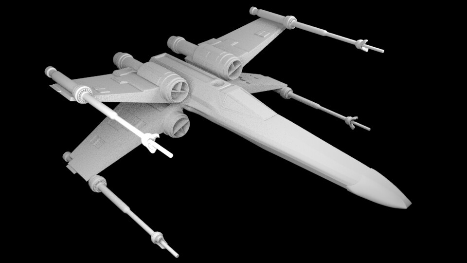 MJ G - X-Wing Untextured