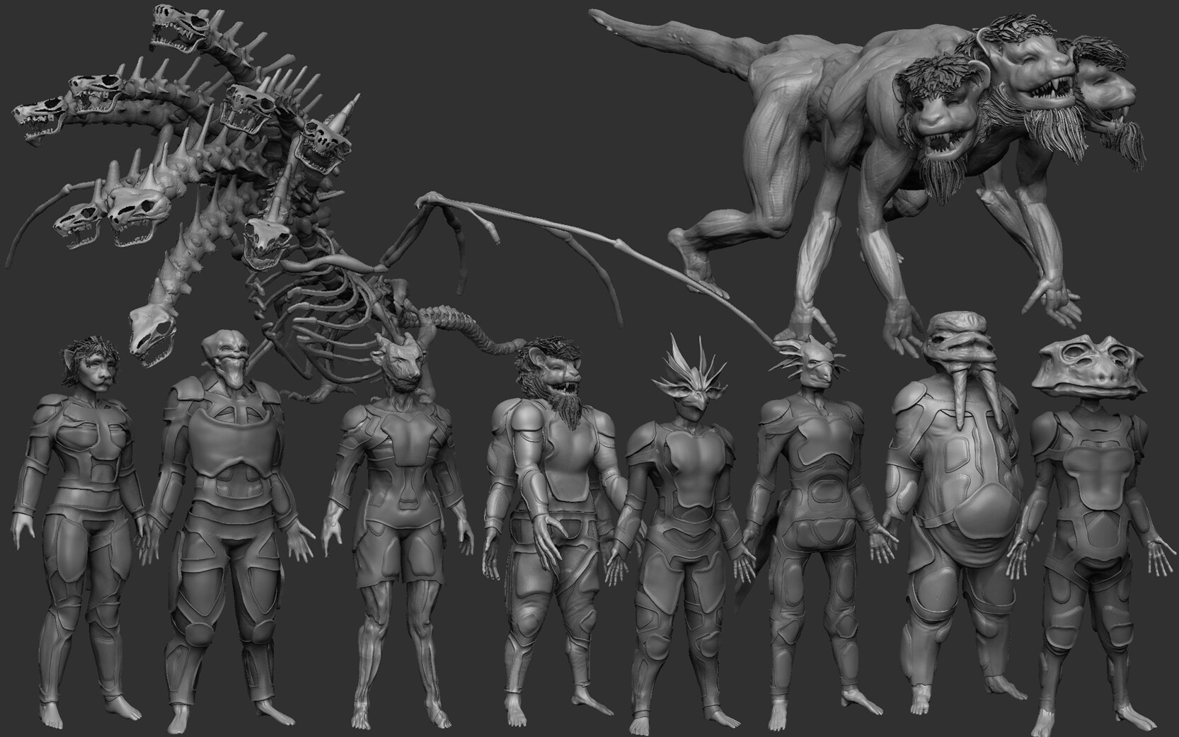 ArtStation - Grand Space Opera - Light Age - Character Design Contest