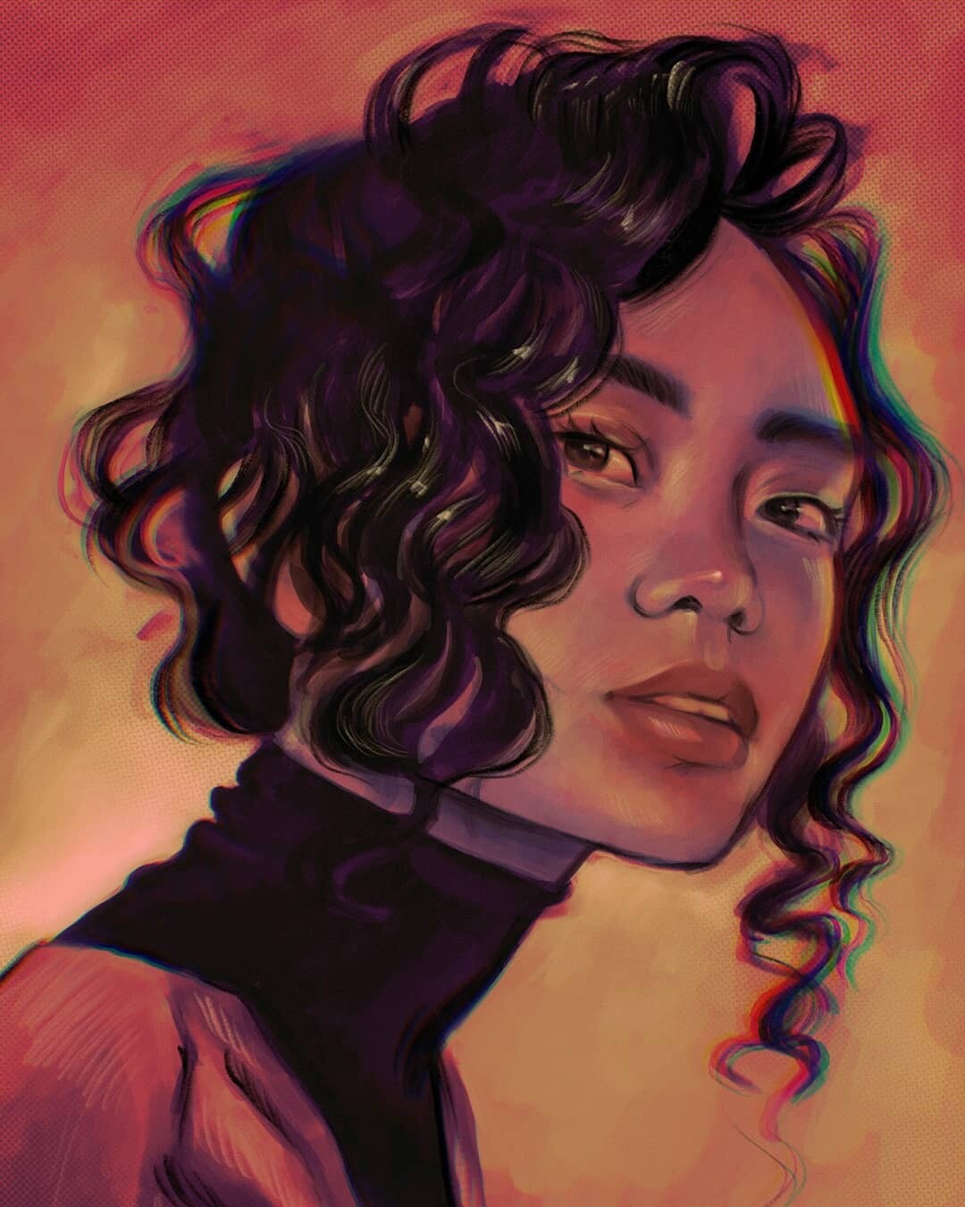 ArtStation - Orange Portrait Practice