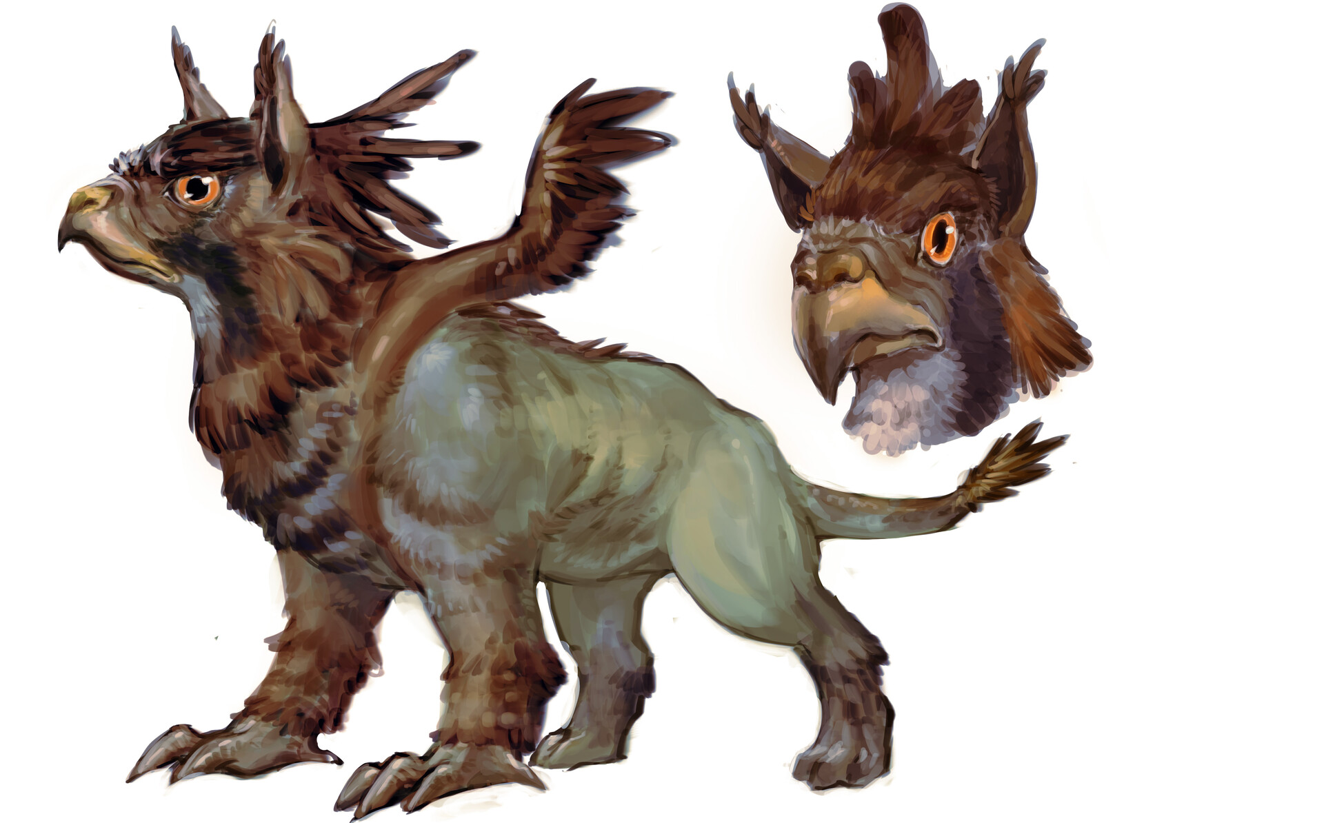 ArtStation - Baby Griffin