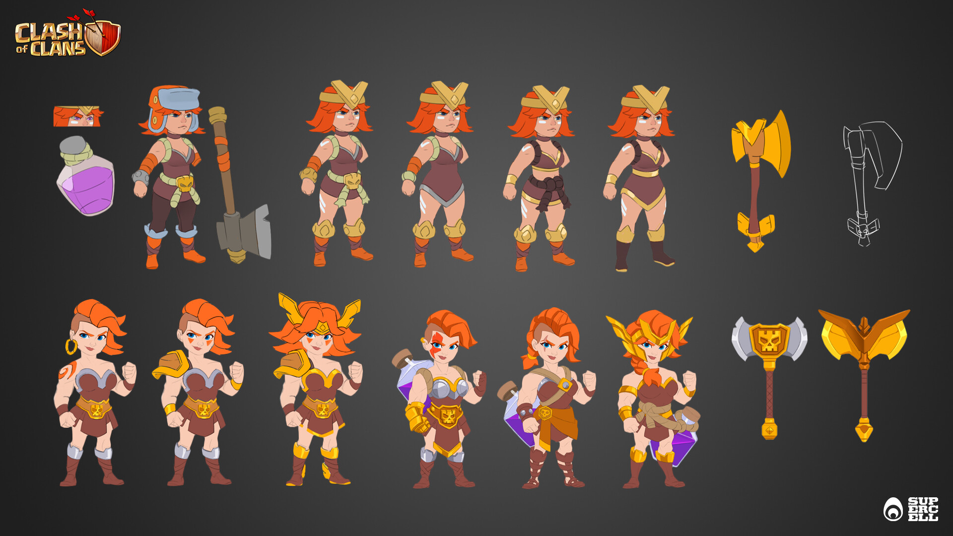 Ocellus - SERVICES - Clash of Clans - Super Valkyrie