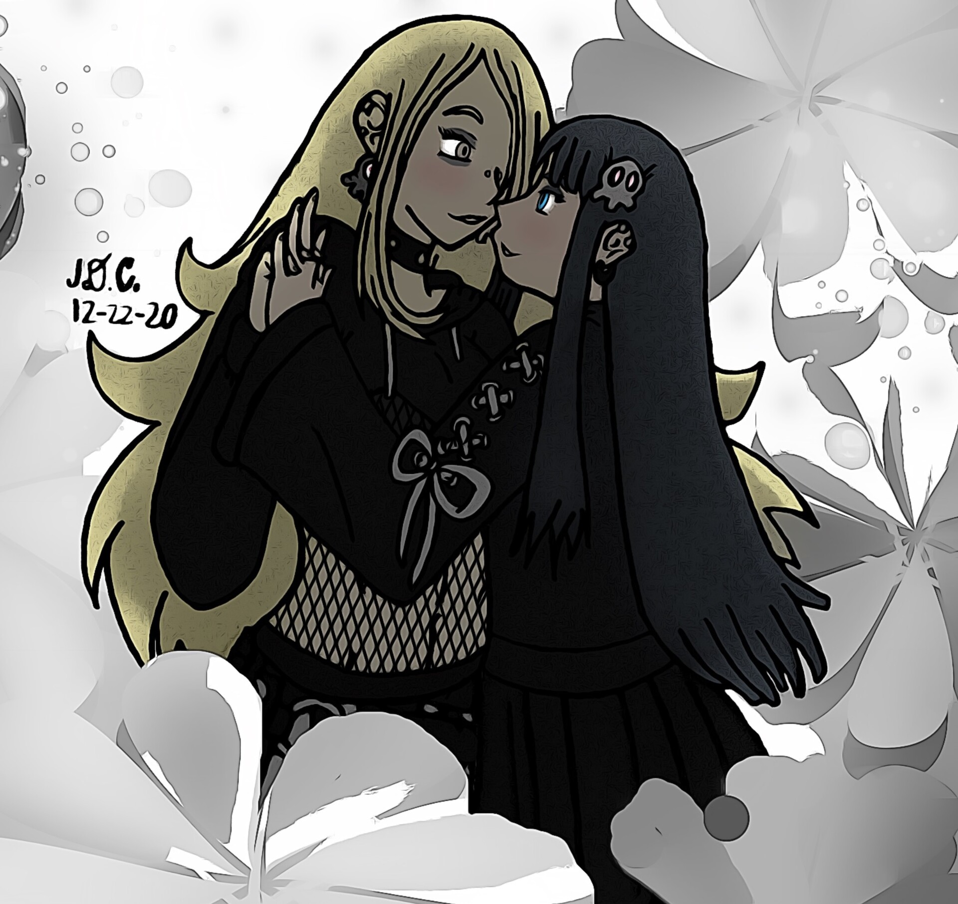 Cynthia And Dawn Kiss