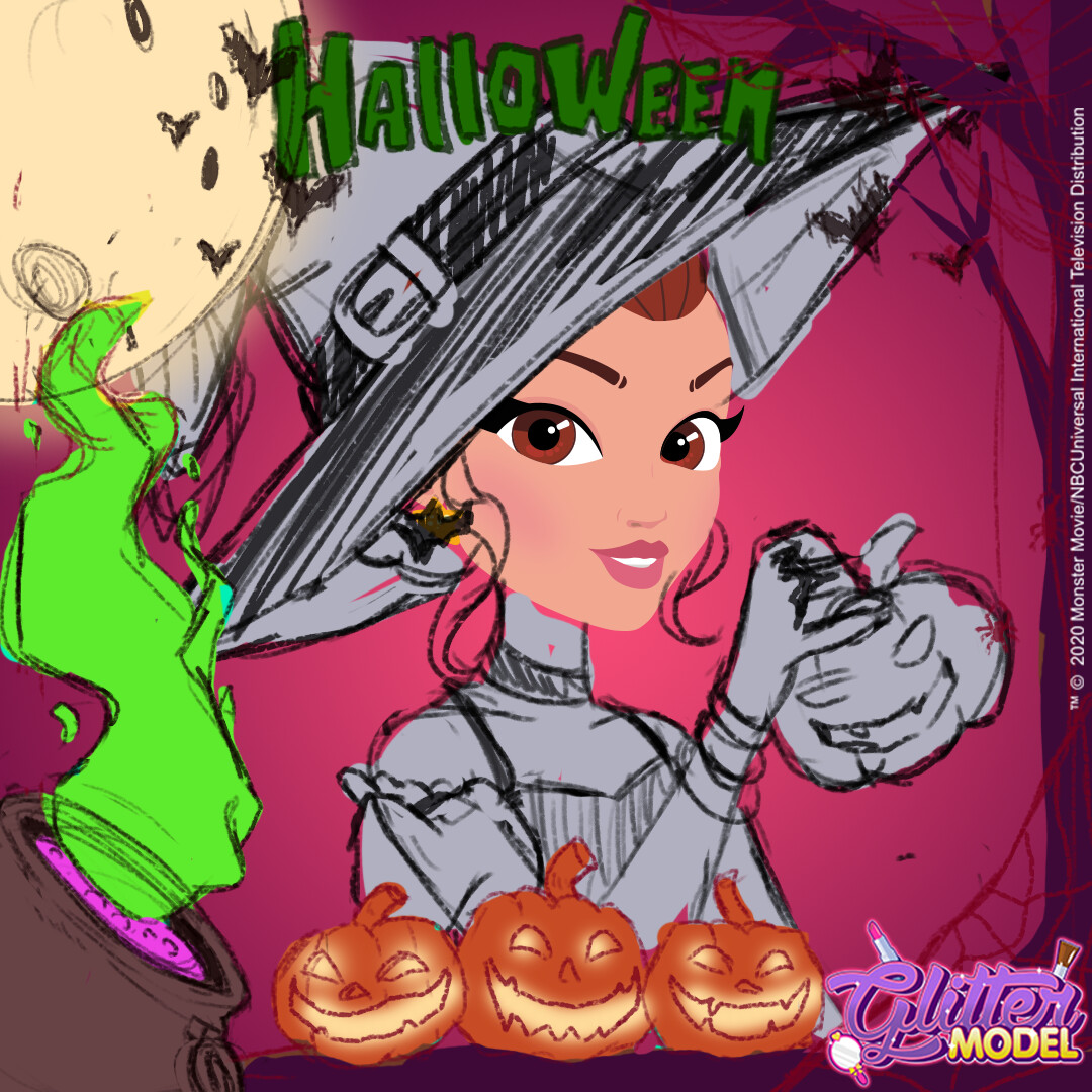 Camila Kovacs - Glitter Model Halloween 2020