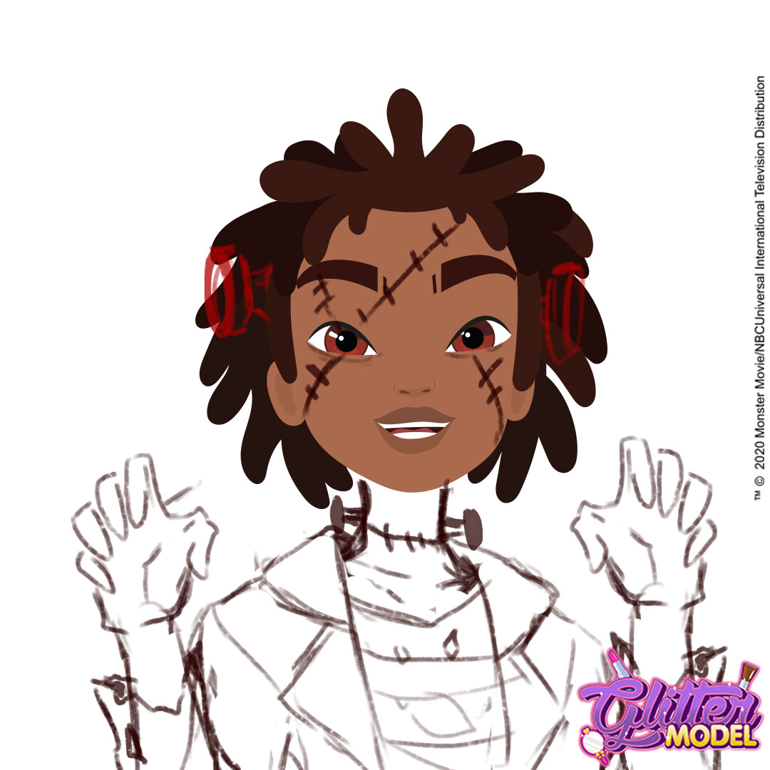 Camila Kovacs - Glitter Model Halloween 2020