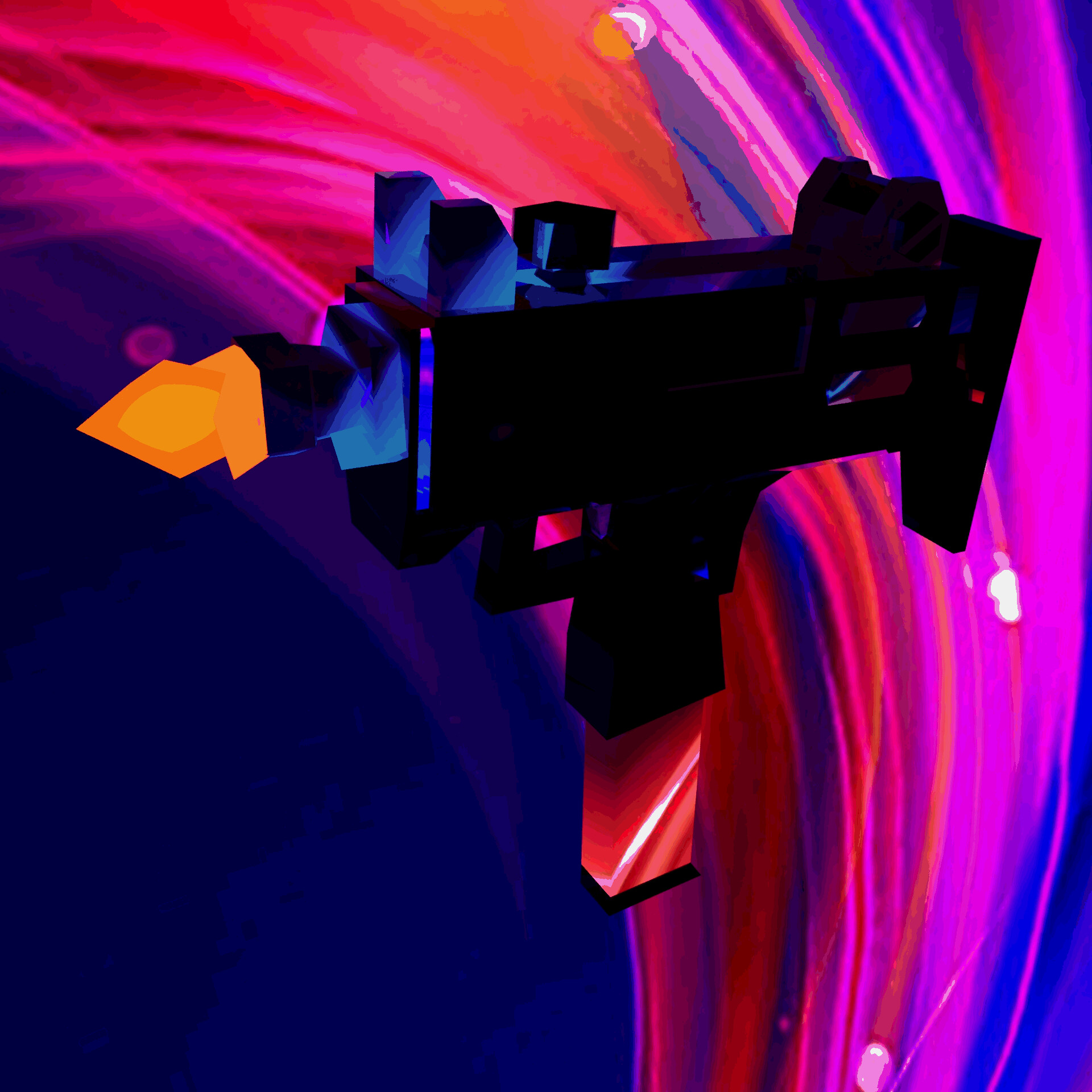 ArtStation - Futuristic Uzi