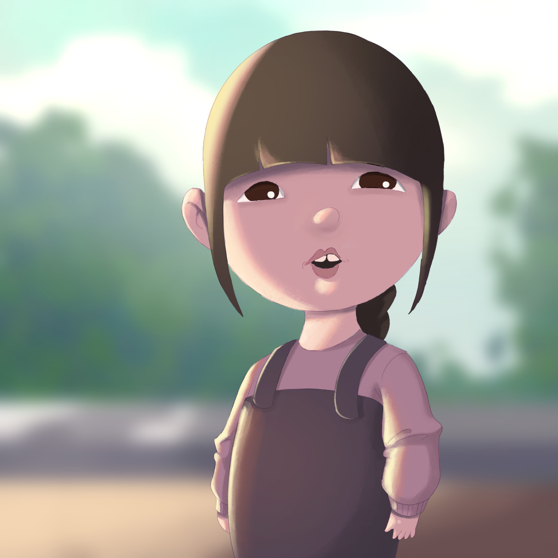 ArtStation - Kyra at Three