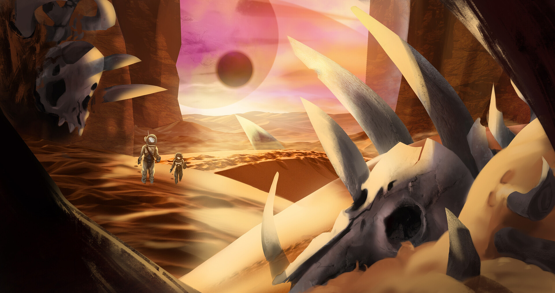 ArtStation - Bones and Sand
