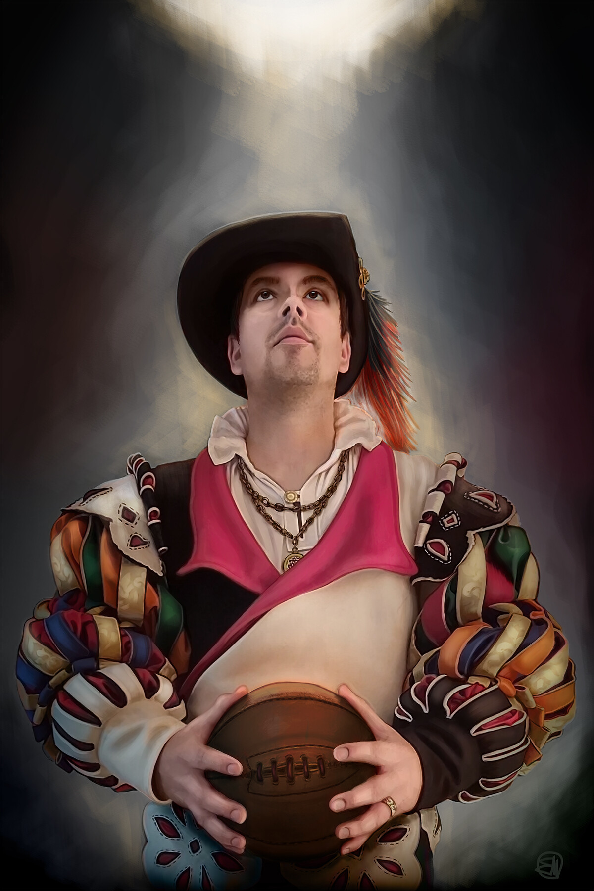 Eve Mainguy - Portrait of Alfiero Firenze - Digital Painting