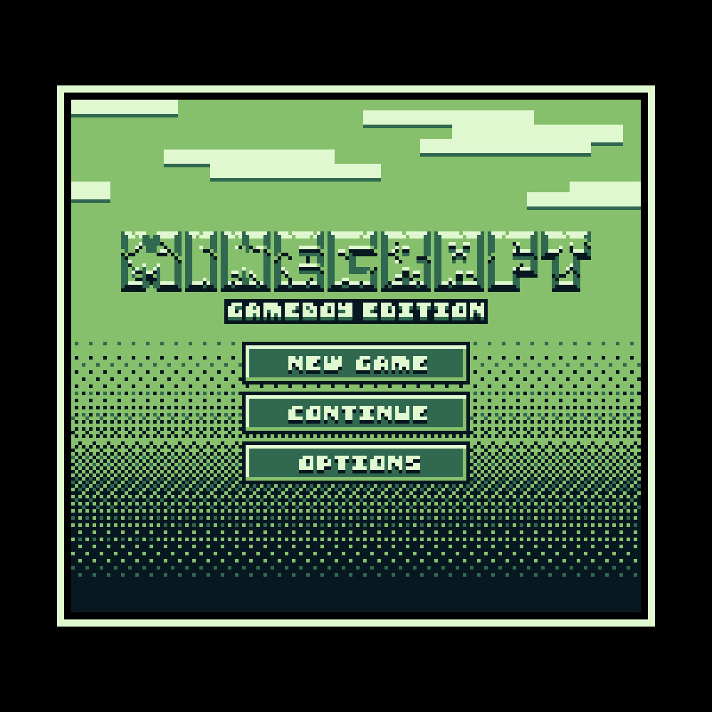 Elmo Hidalgo - Minecraft Gameboy (Demake Concept Project)