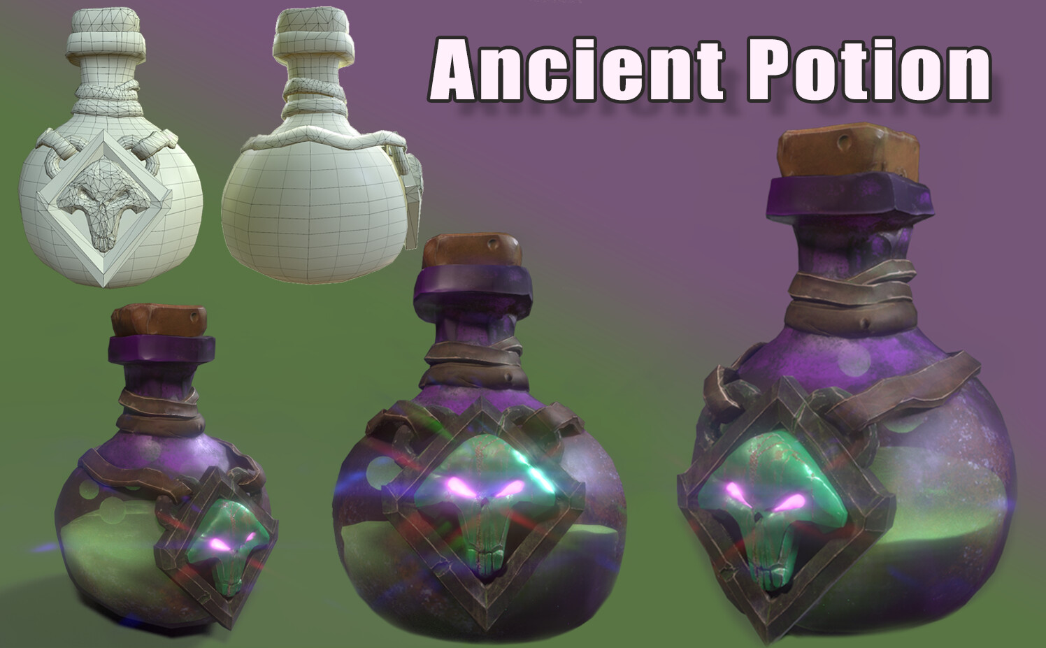 Julien Bernier - Game Asset: Ancient Potion