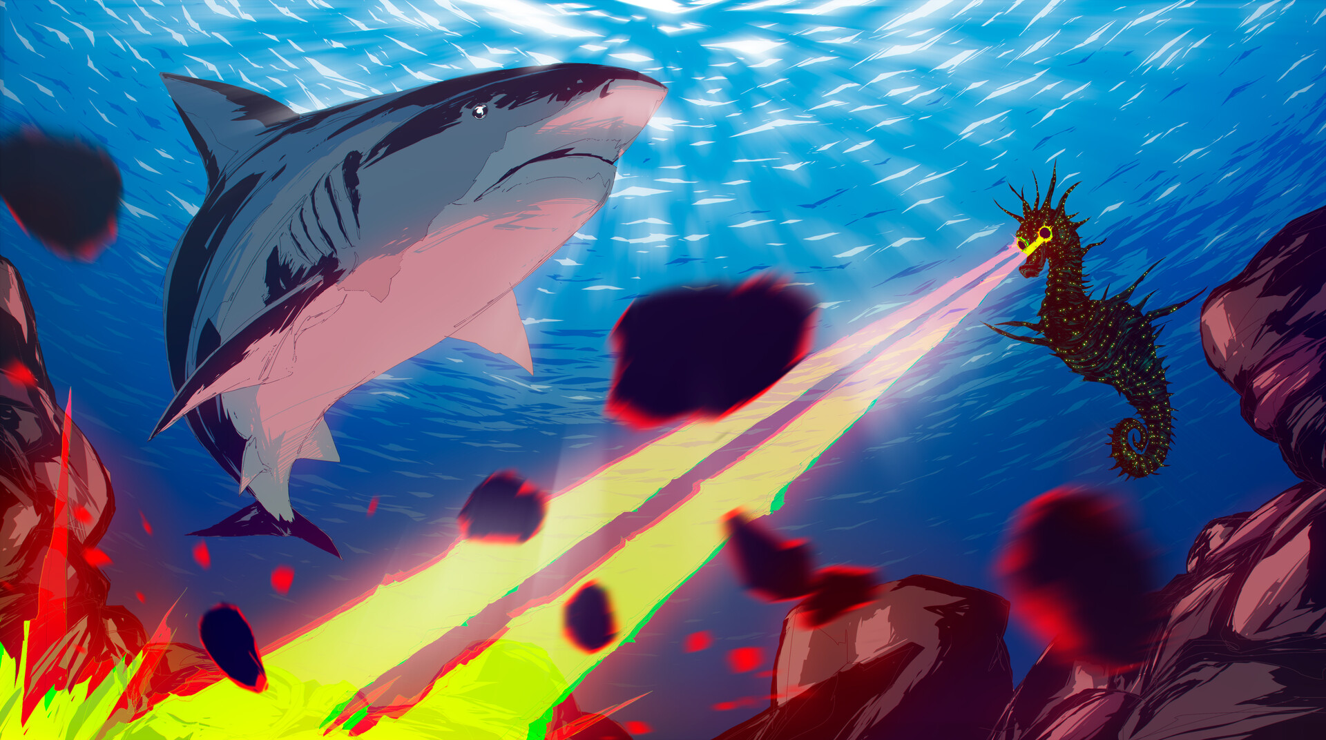 ArtStation - sea fight