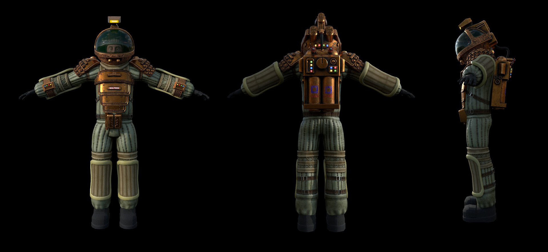 Space Suit Alien Isolation